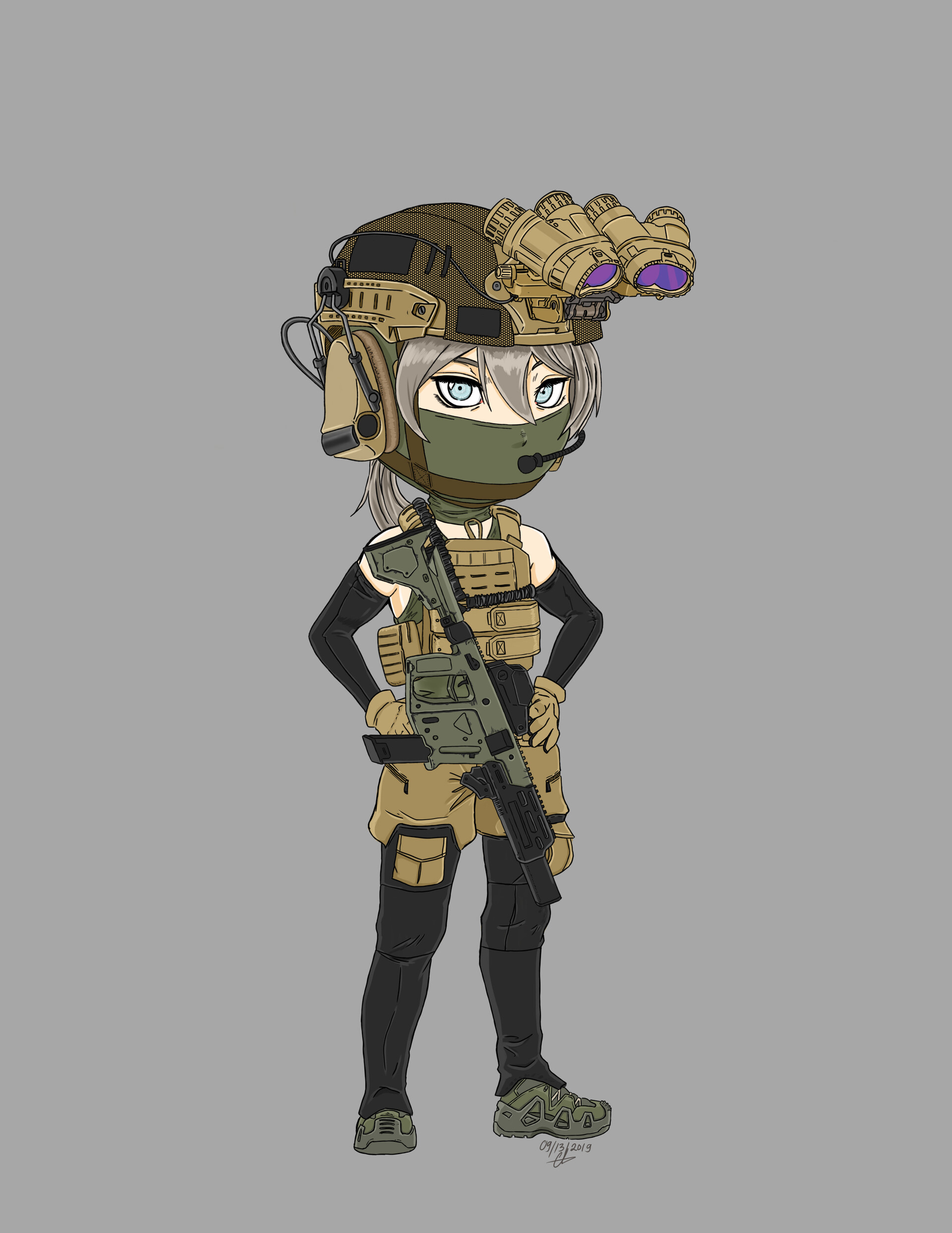 ArtStation - Chibi PMC operator