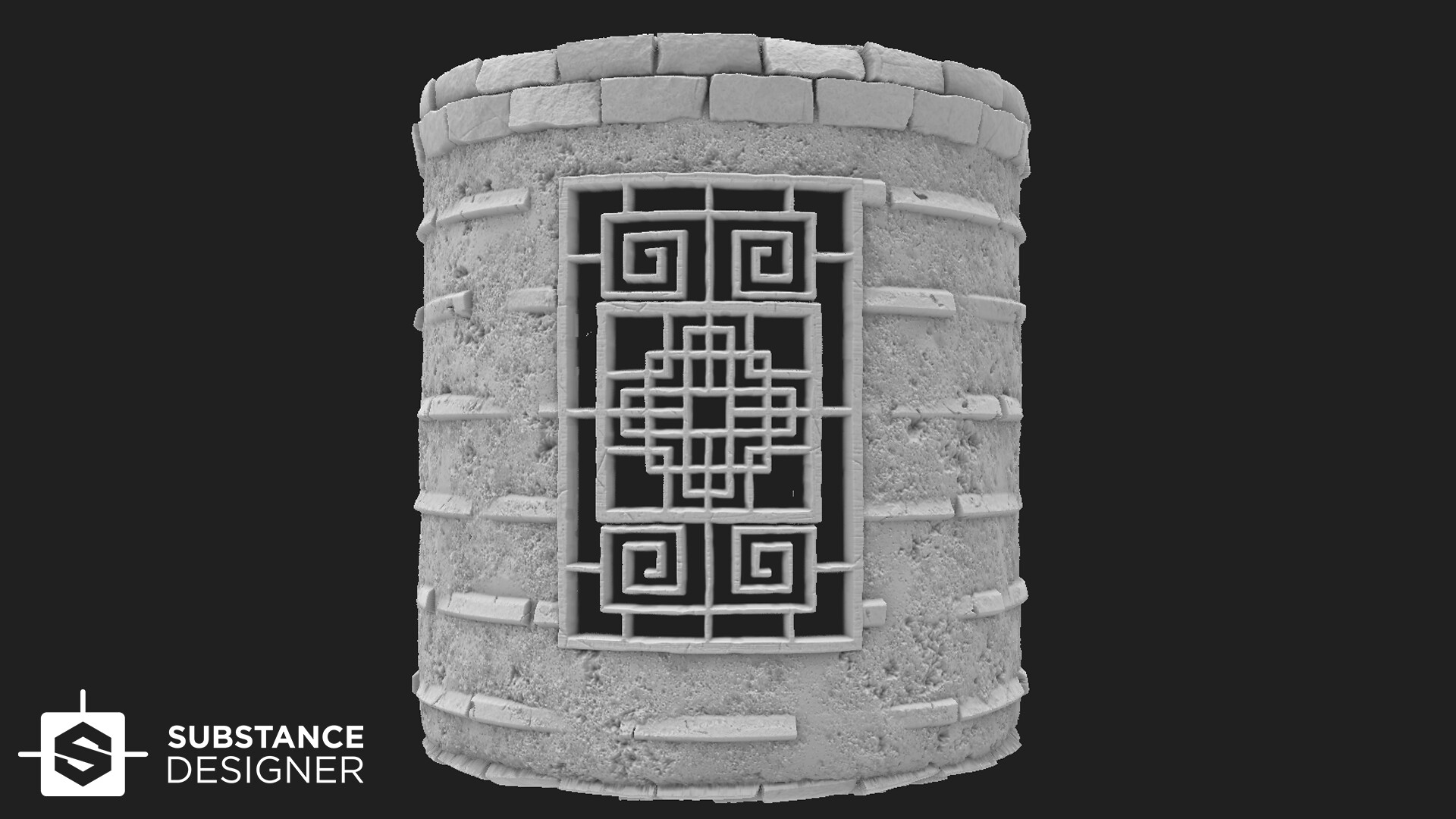Guray TSTN - Substance Designer East Asian Style Window