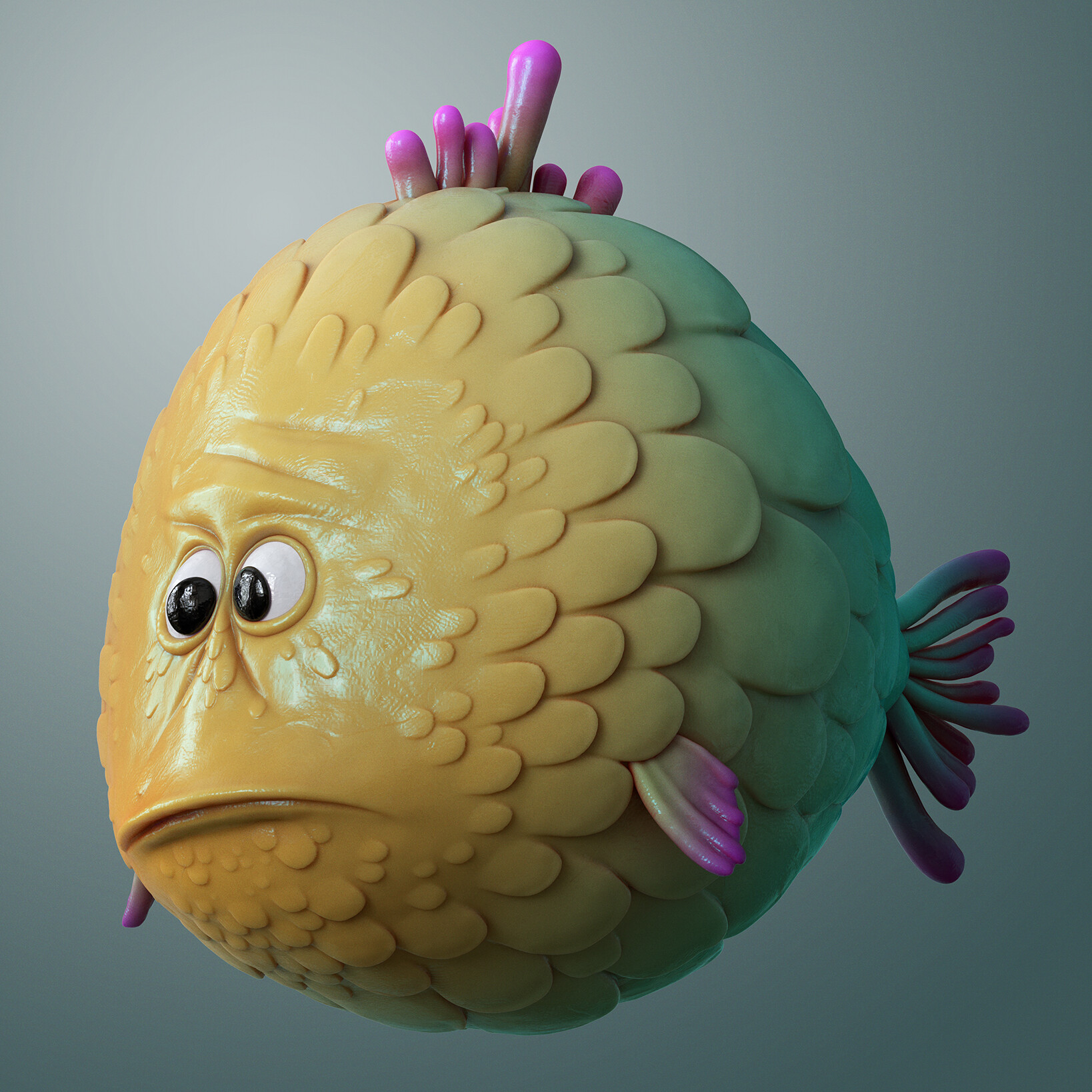 ArtStation - Fish sketch