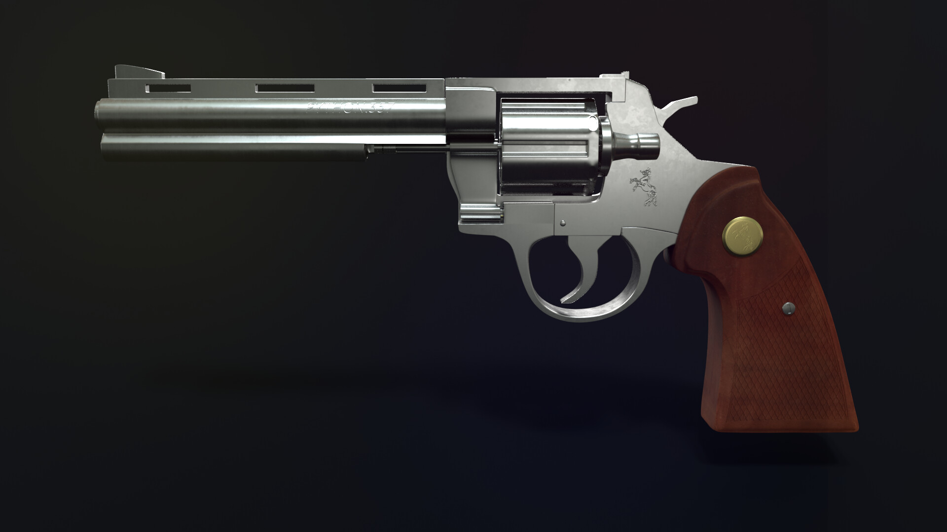 ArtStation - Colt Python 357 magnum