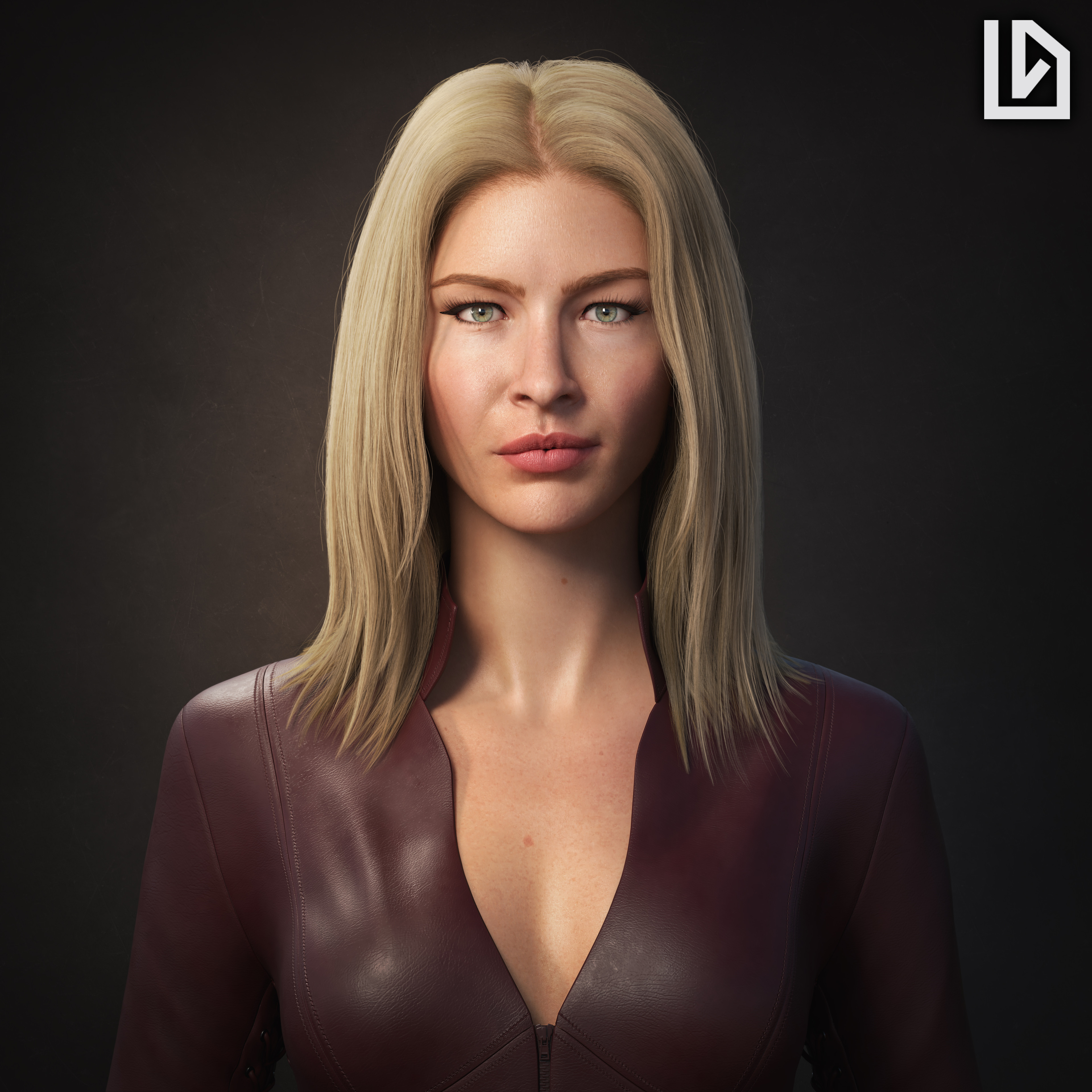 LorenzoCGI - Cara Mason 3d Portrait