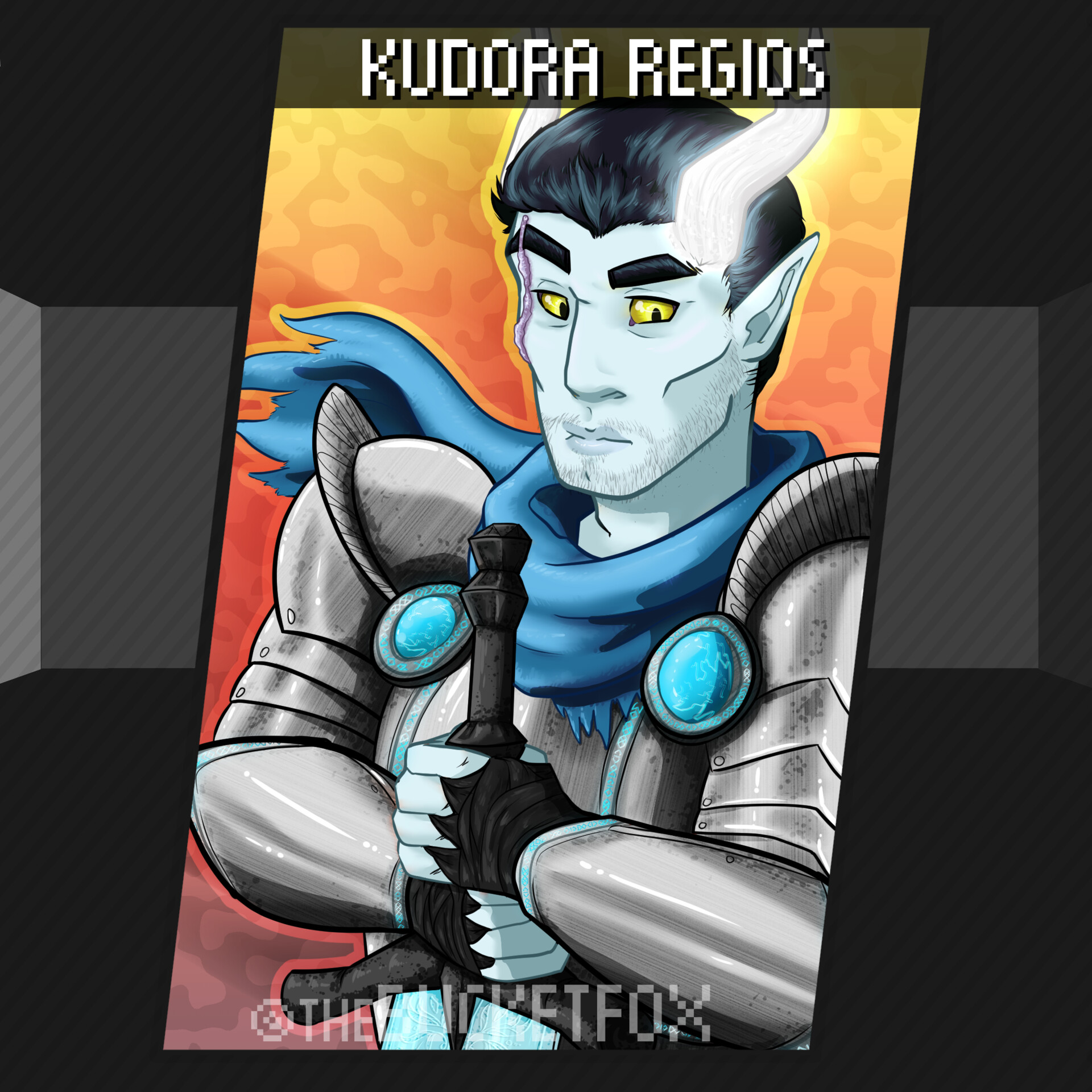 Emma (@TheBucketfox) Goddard - Choose Your Fighter - Commission