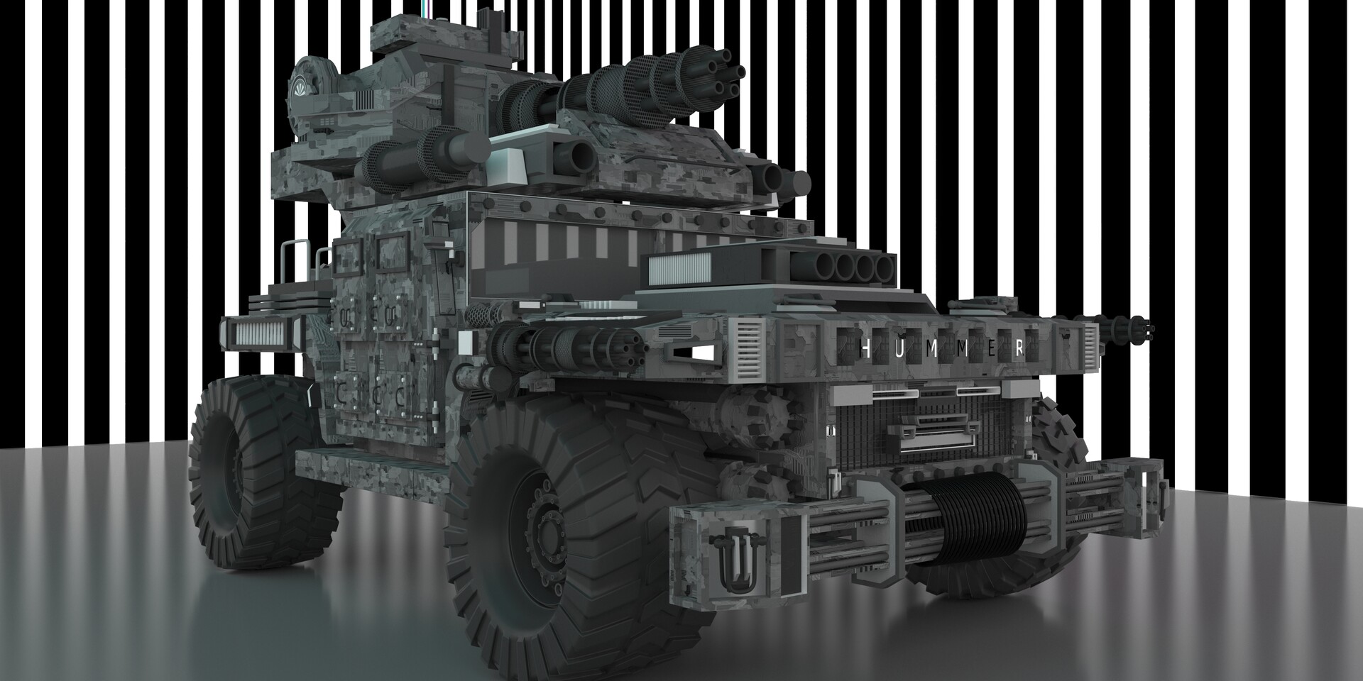 ArtStation - WARRIOR HUMMER