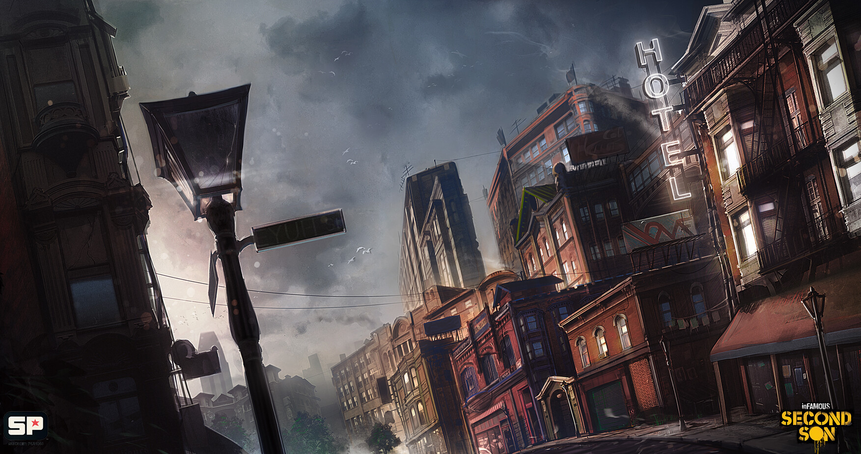 infamous second son concept art