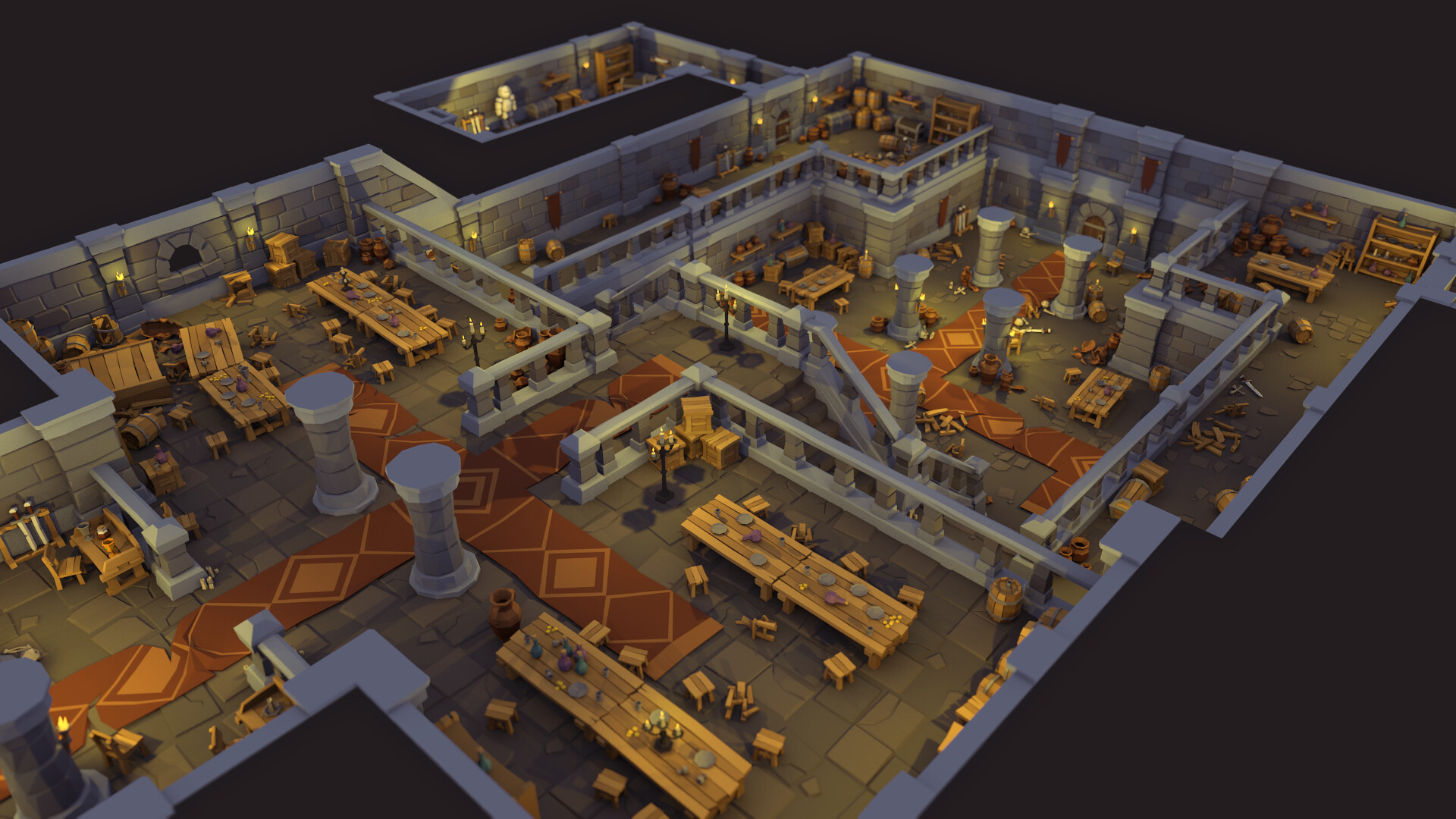 Miguel Lobo - Low Poly Dungeon Environment