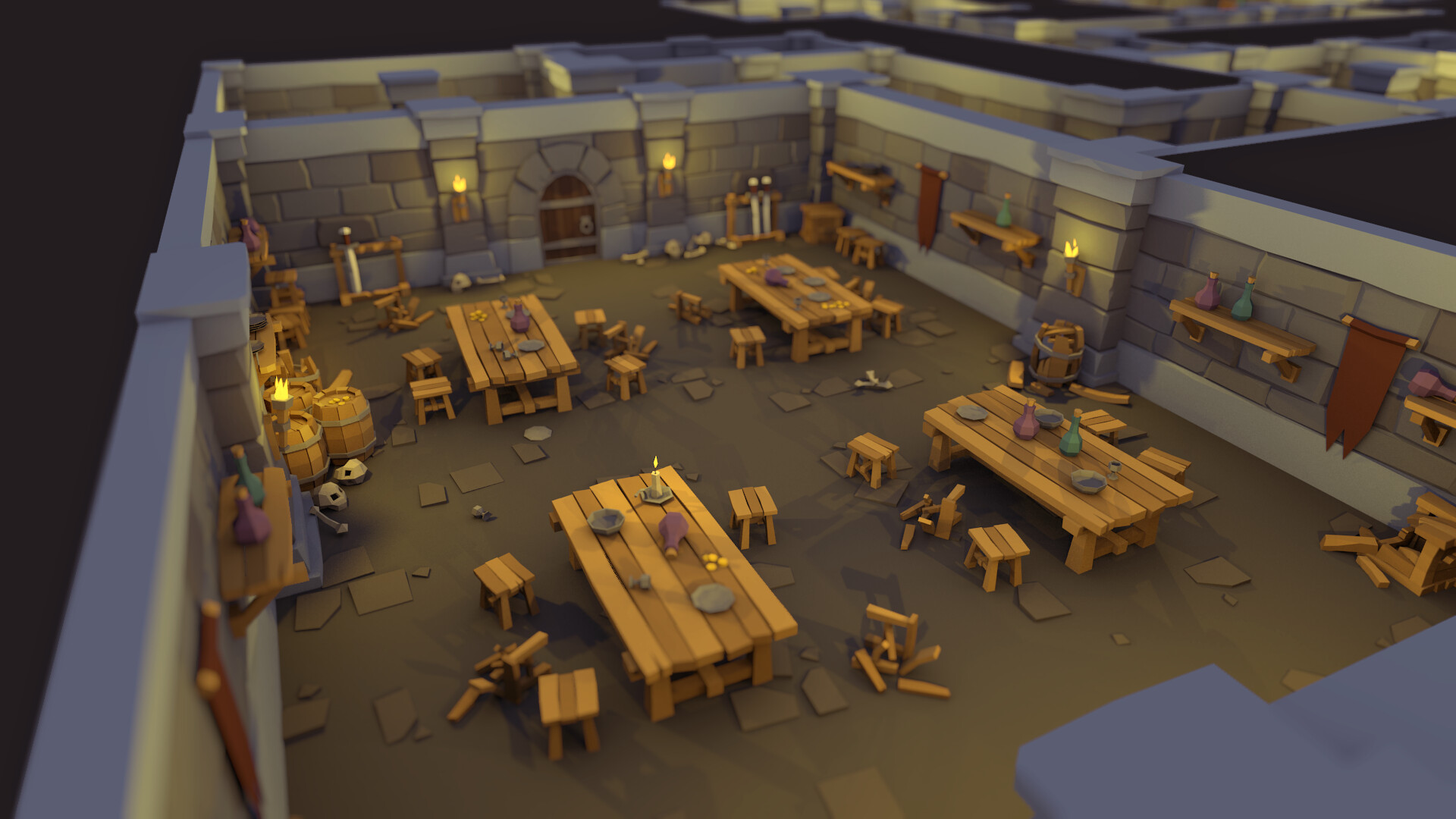 Miguel Lobo - Low Poly Dungeon Environment