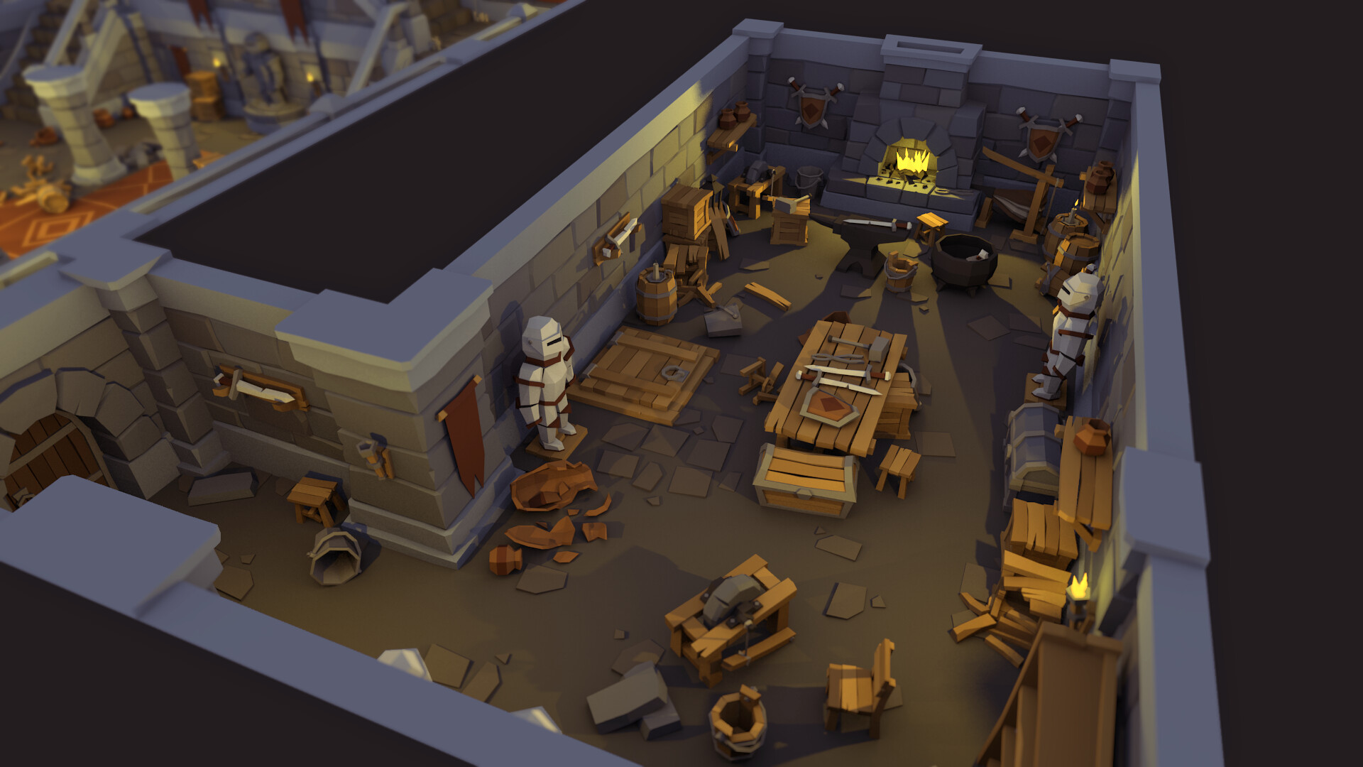 Miguel Lobo - Low Poly Dungeon Environment