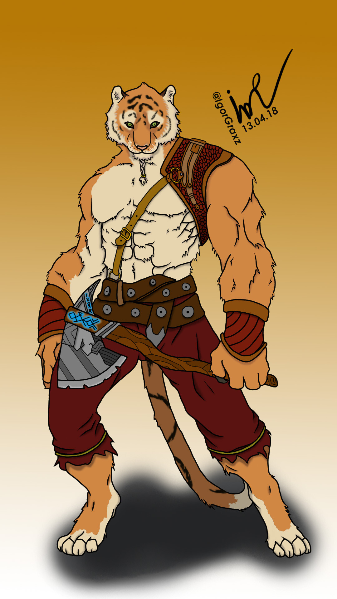ArtStation - Viking Tiger