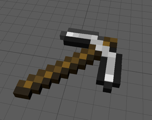 ArtStation - Simple model Iron pickaxe