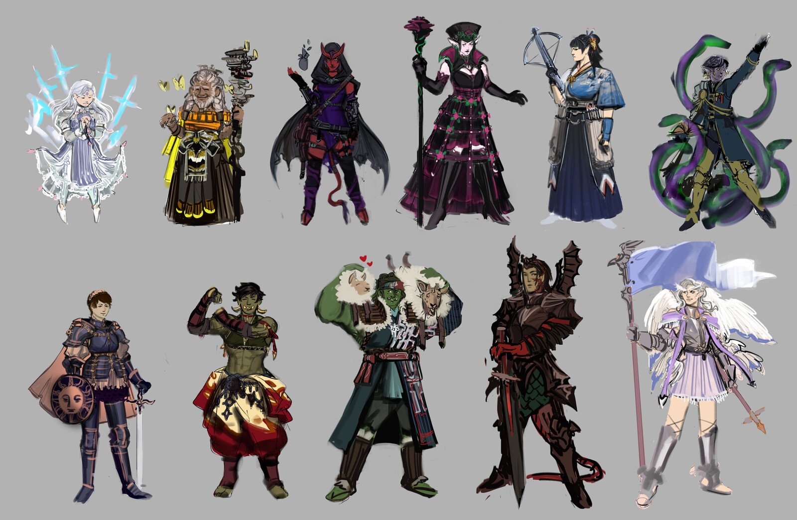 Giulia Carli - Character Sketches - 2019