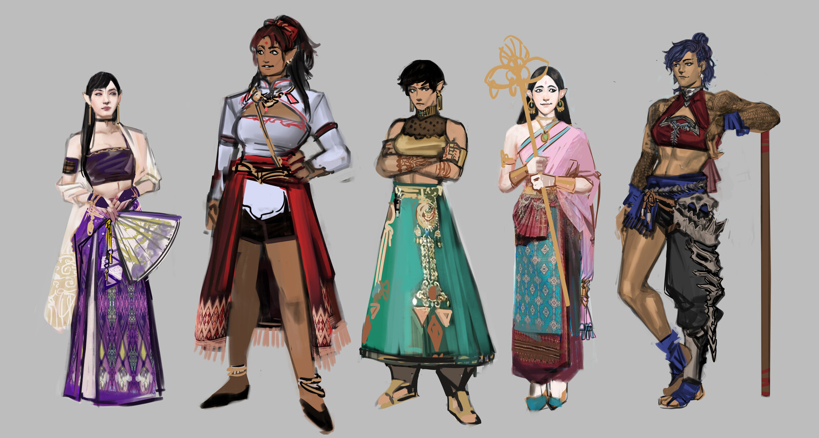 Giulia Carli - Character Sketches - 2019