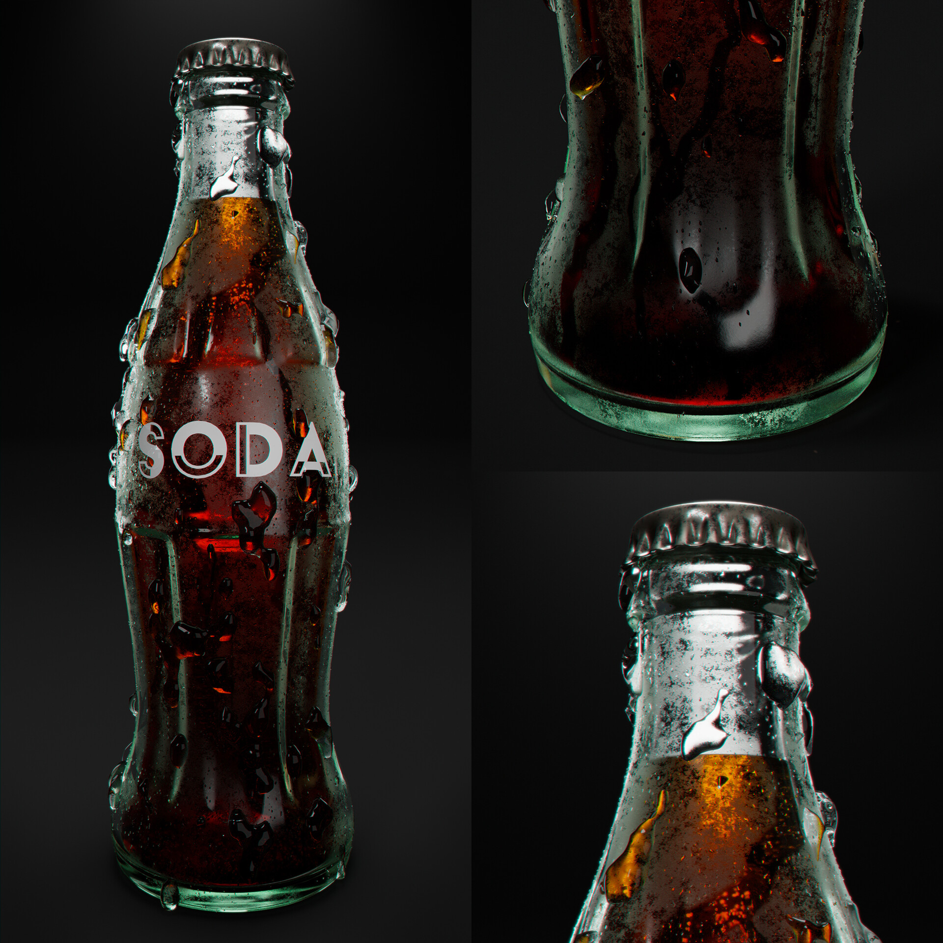 ArtStation - Create a photo real soda bottle