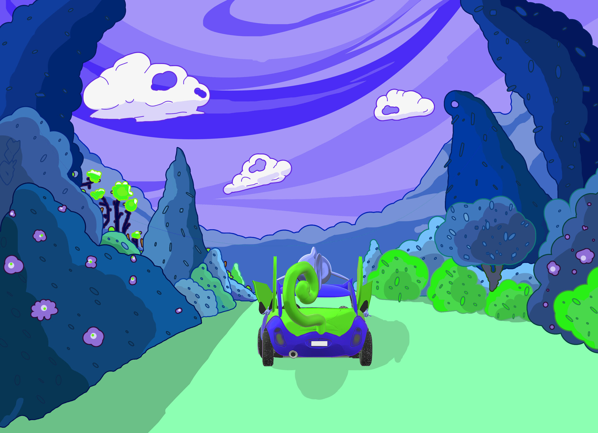 ArtStation - experiments with colors #2 (cartoon)