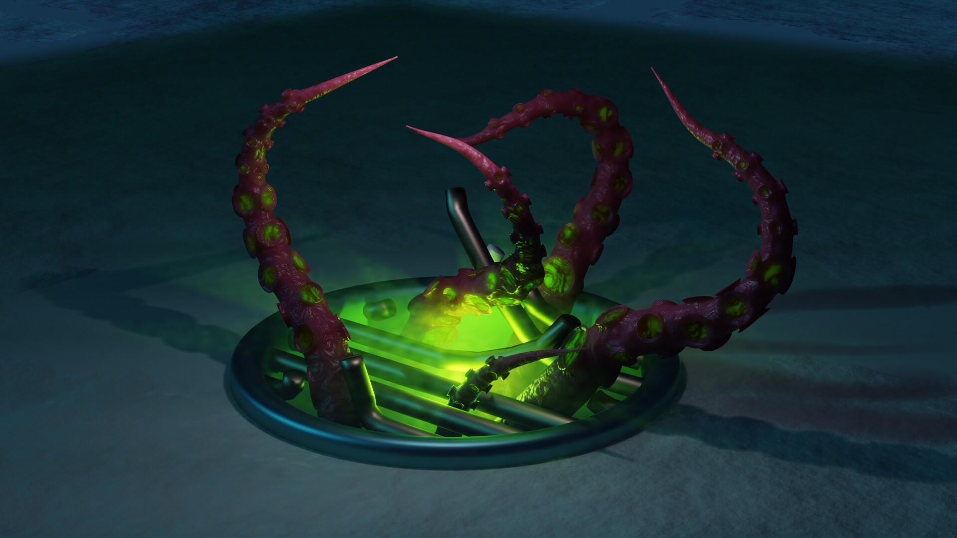 ArtStation - Tentacle monster