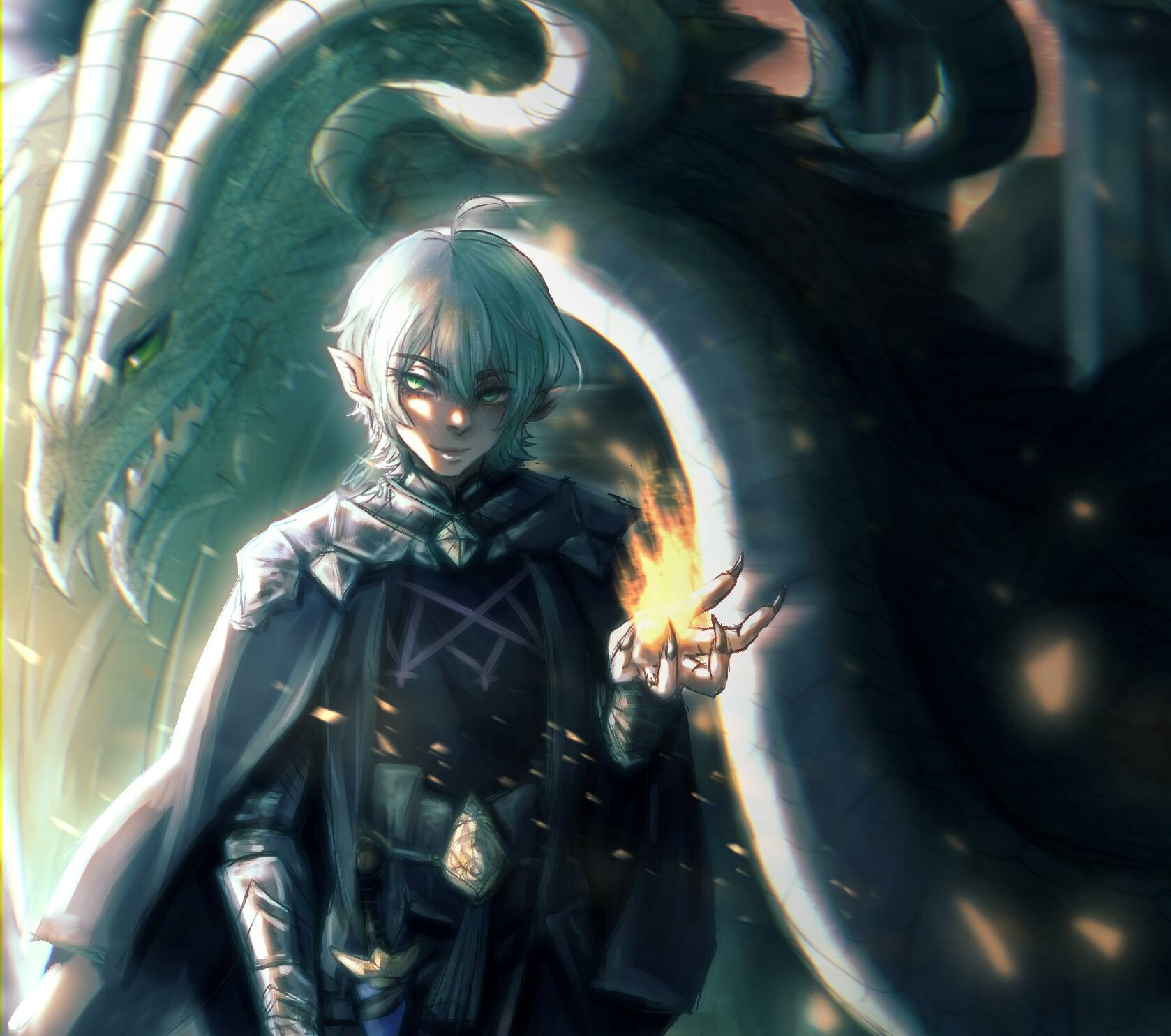 ArtStation - Byleth (dragon form au)