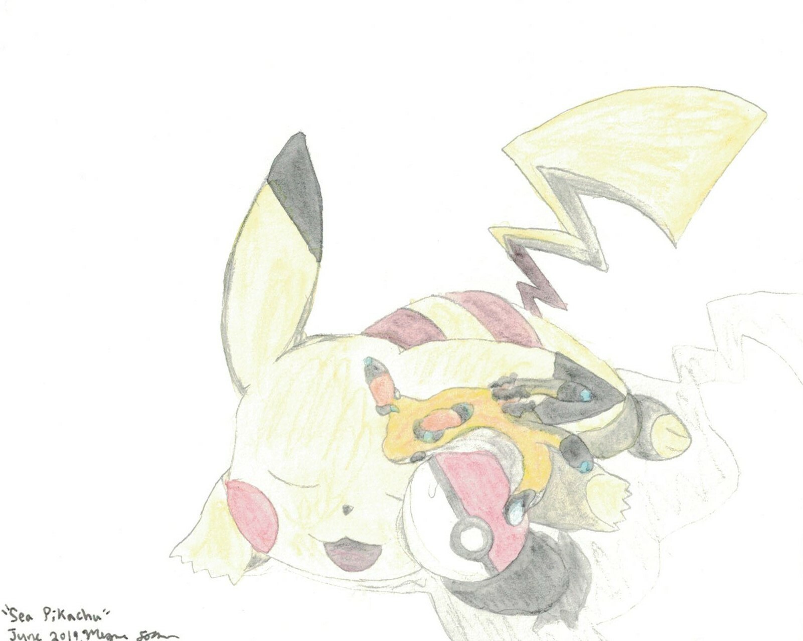 ArtStation - "Sea Pikachu" - Land Identifies Sea Collection