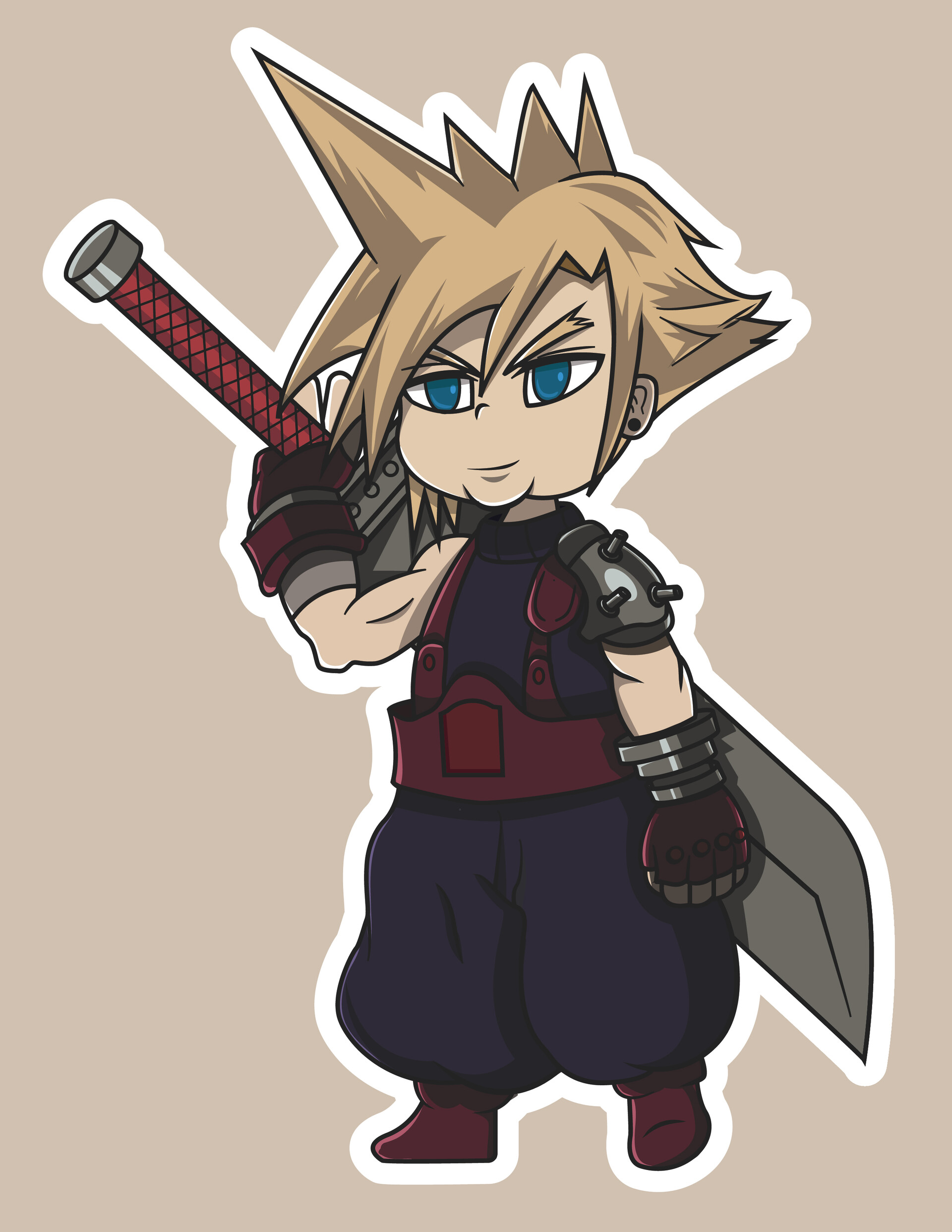 ArtStation - Cloud ff7