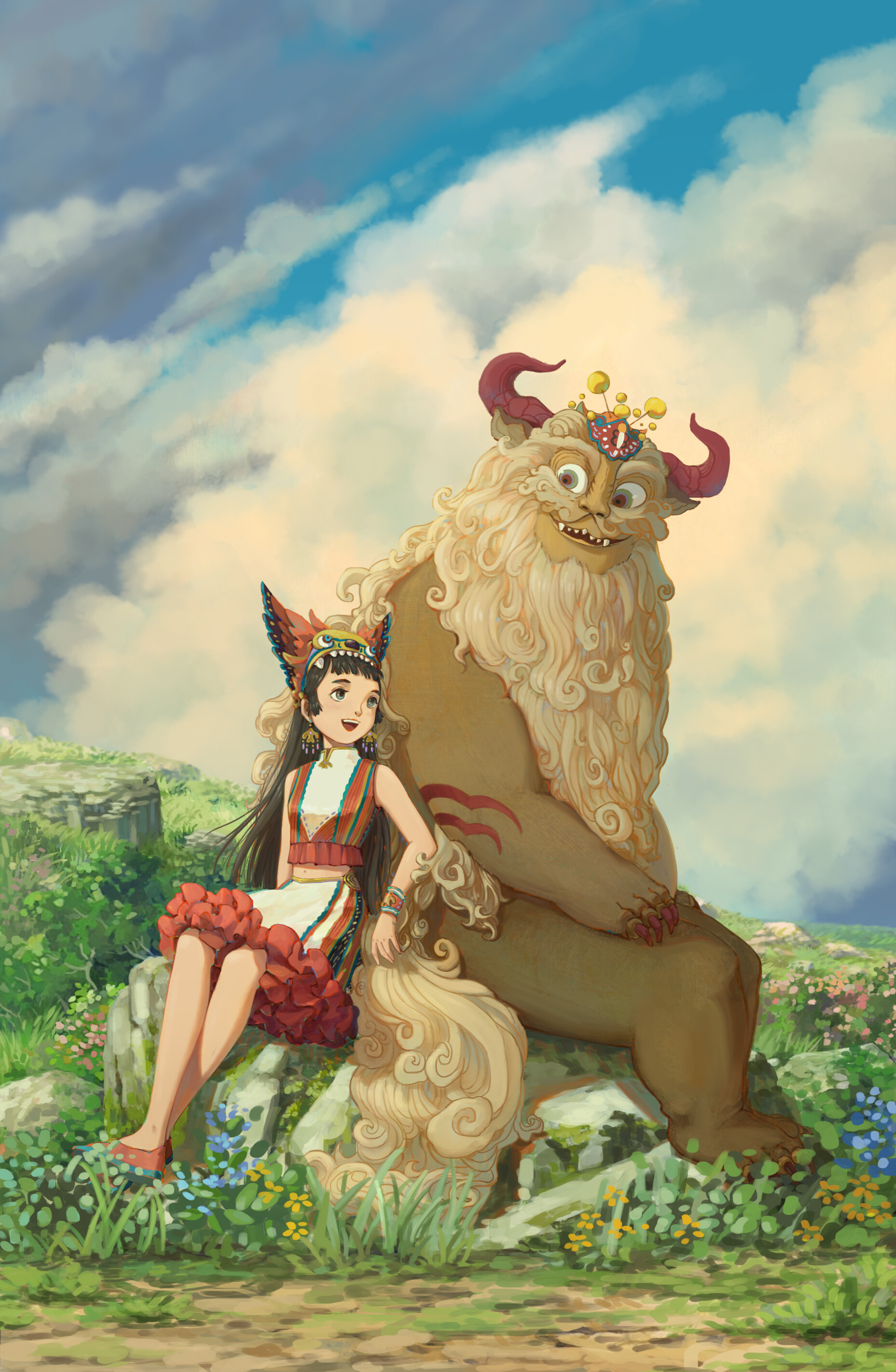 Friends by Ping Shao : r/SympatheticMonsters