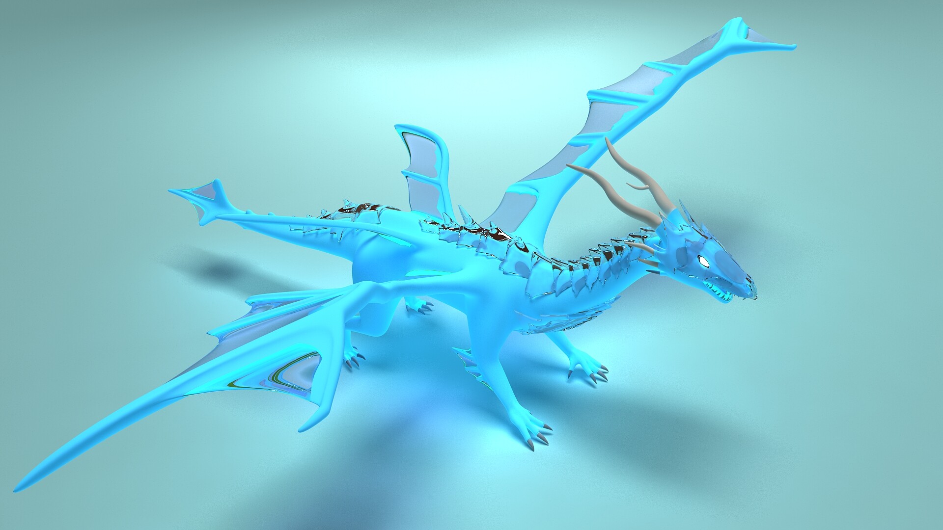 ArtStation - Crystal dragon