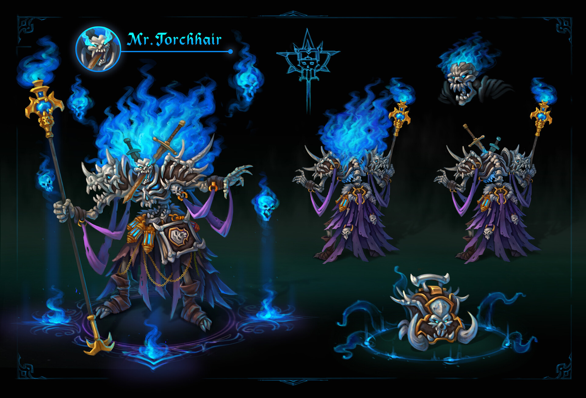 ArtStation - Undead charachter concept art