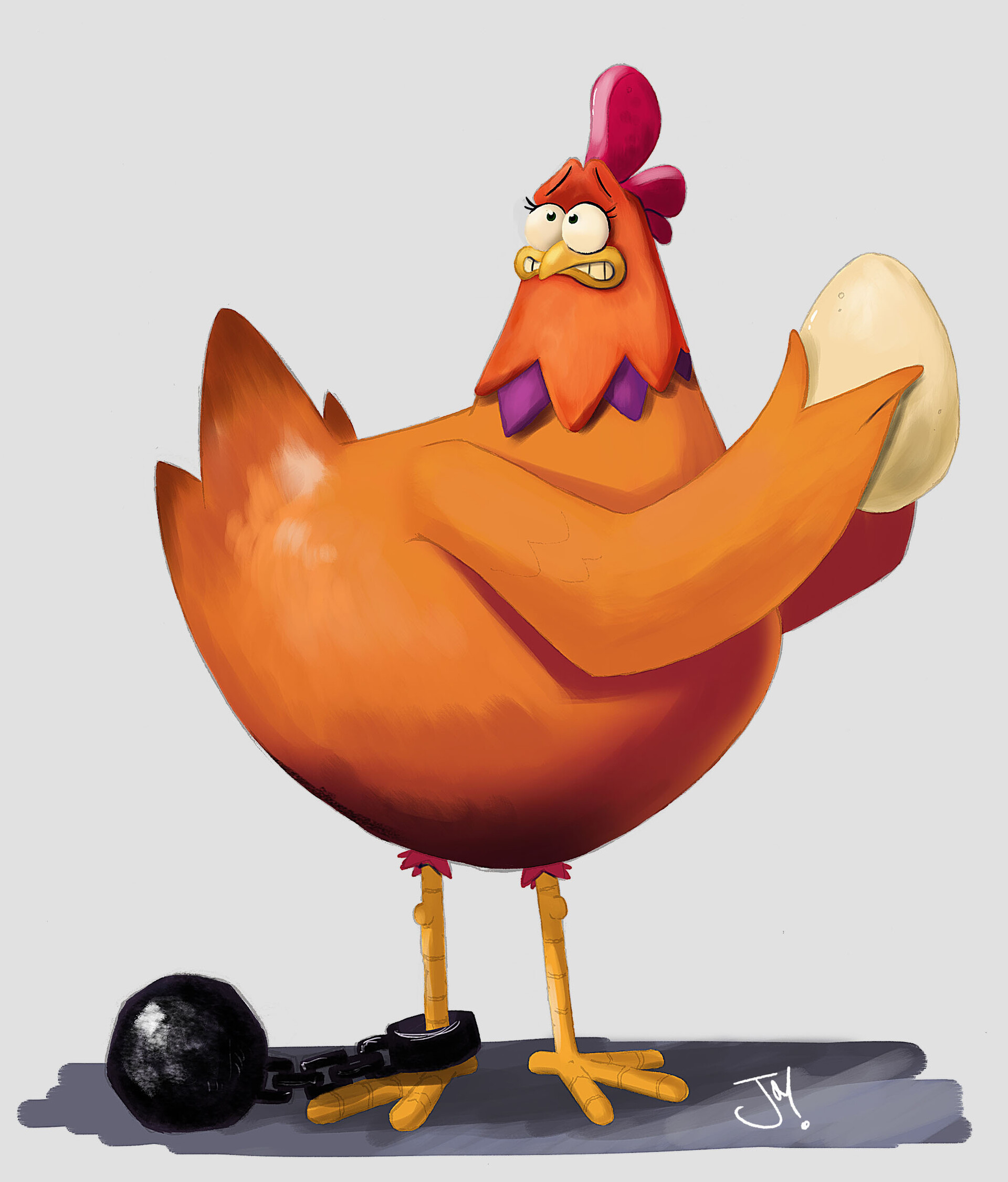 ArtStation - Poules détention/chicken jail