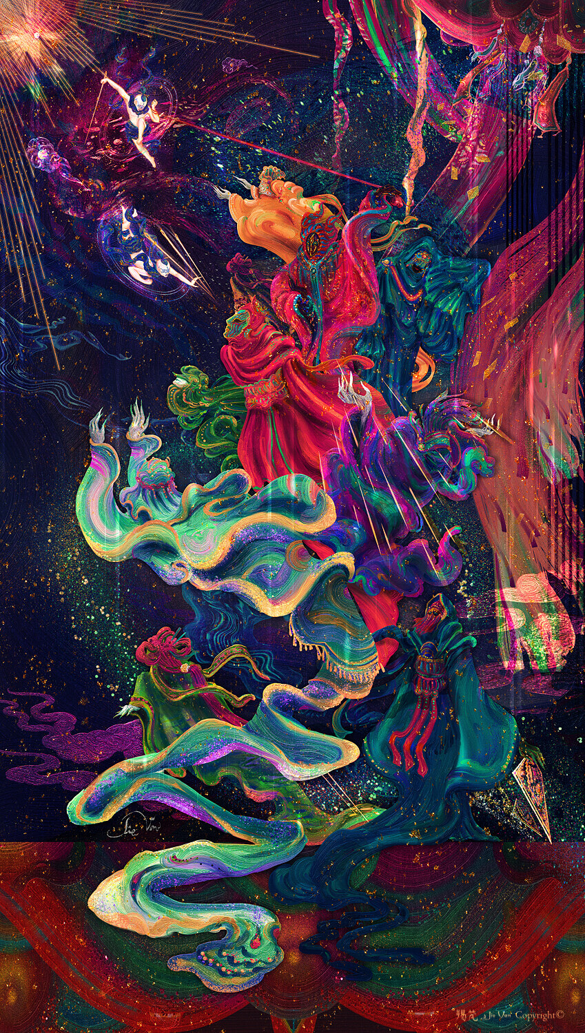 ArtStation - [Soul Threads] Fighting with Soul Eaters