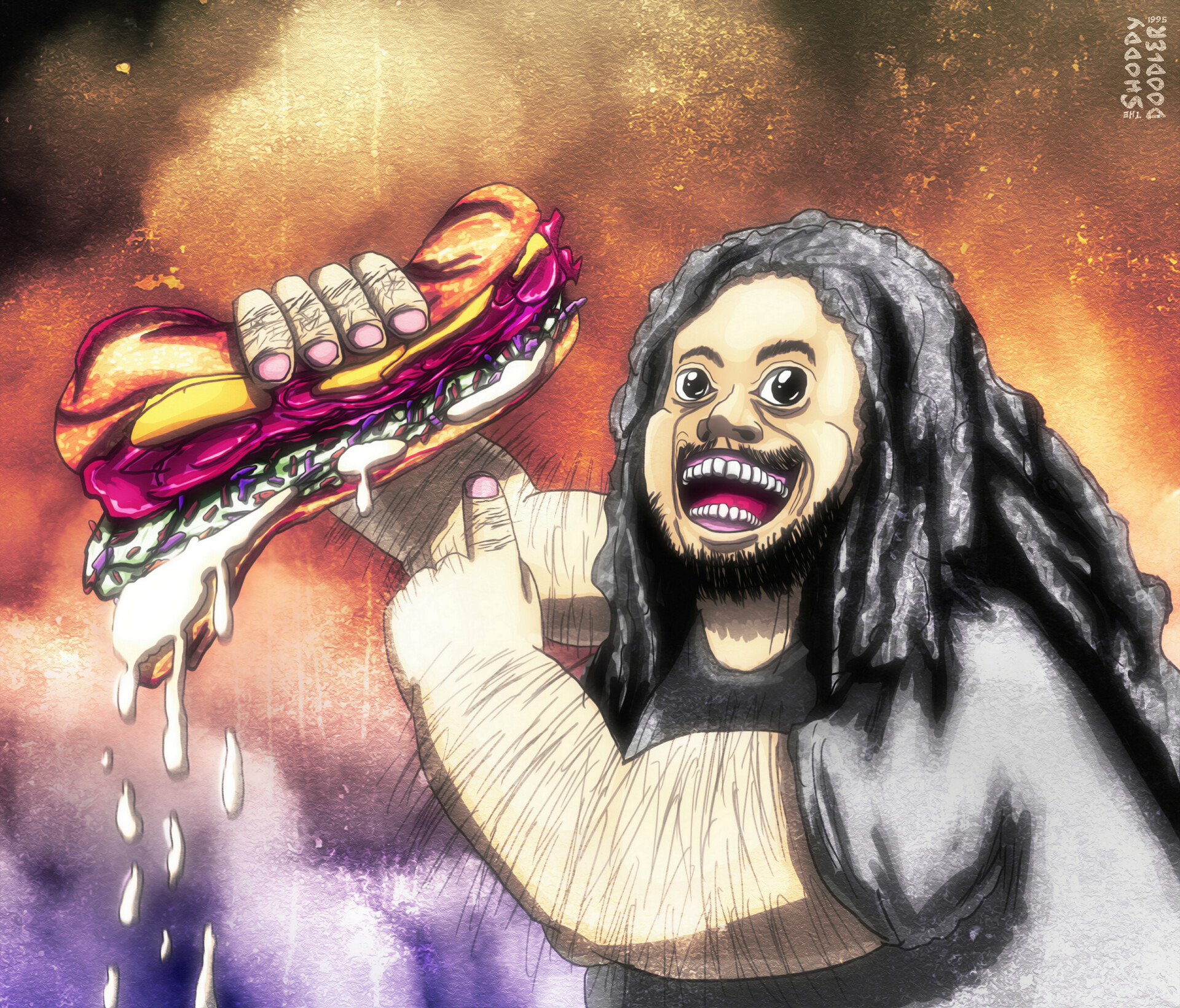 ArtStation - Pedro Meets A Sandwich