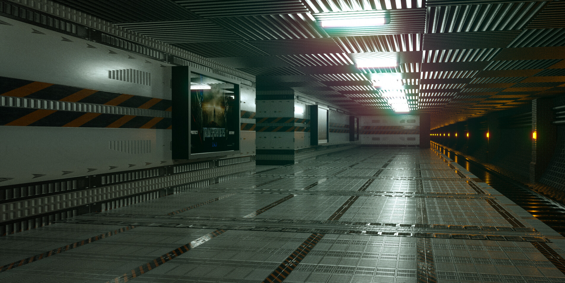 ArtStation - Realistic Metro station
