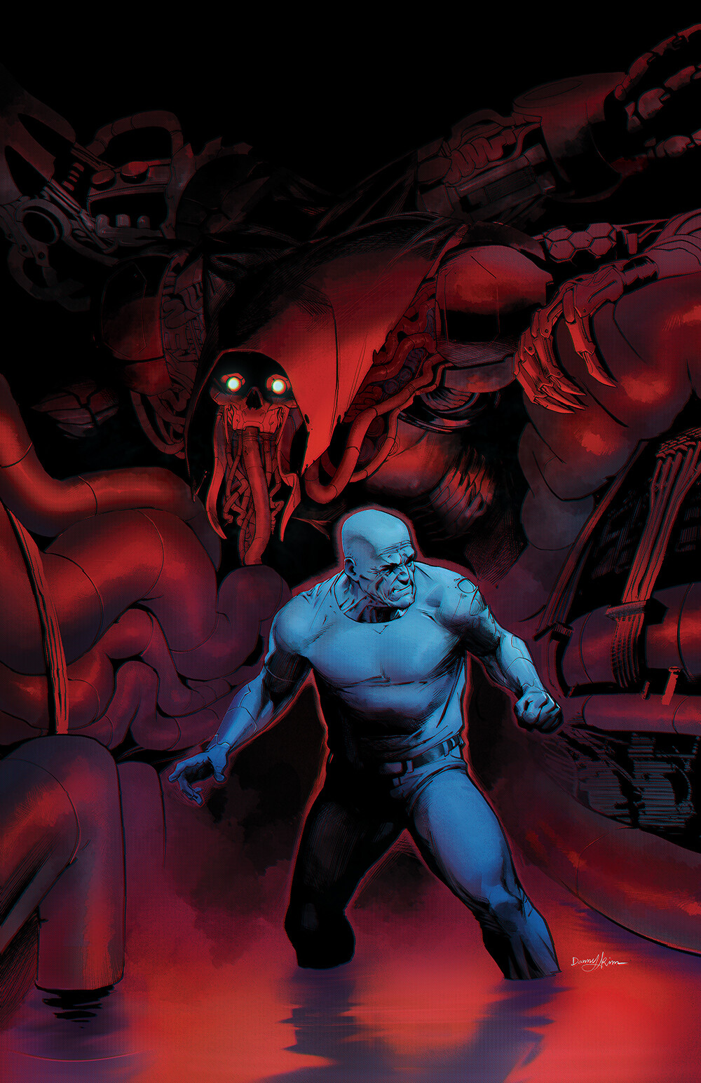 ArtStation - Demonic Cyborg in a Sewer