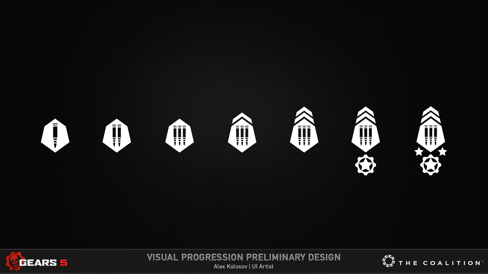 Alexey Kolosov - Gears 5 Preliminary Visual Progression For Medals
