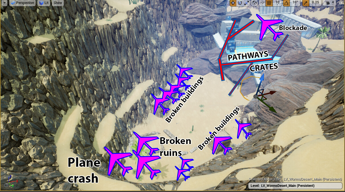 ArtStation - Worms Game Prop DevMap