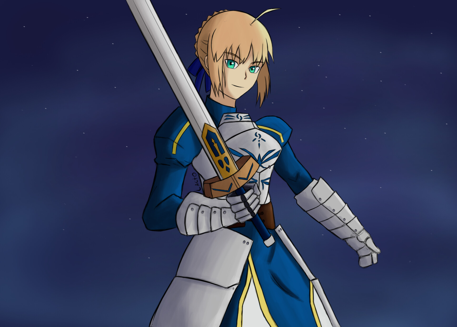 ArtStation - Saber - Fate