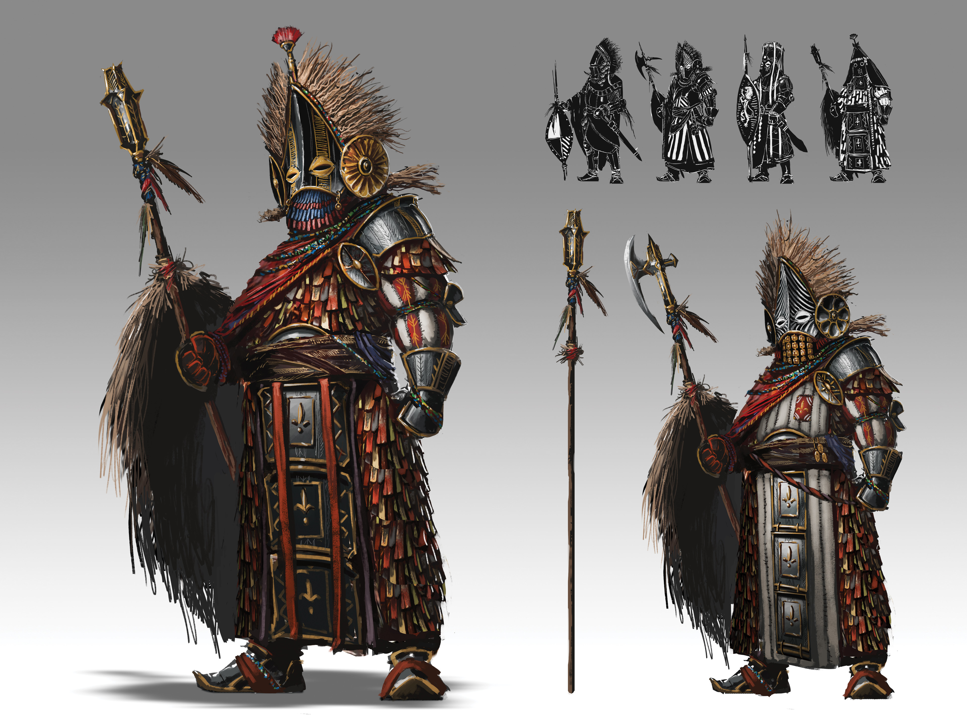 African royal guard by José Luis Islas López : r/EbonyImagination
