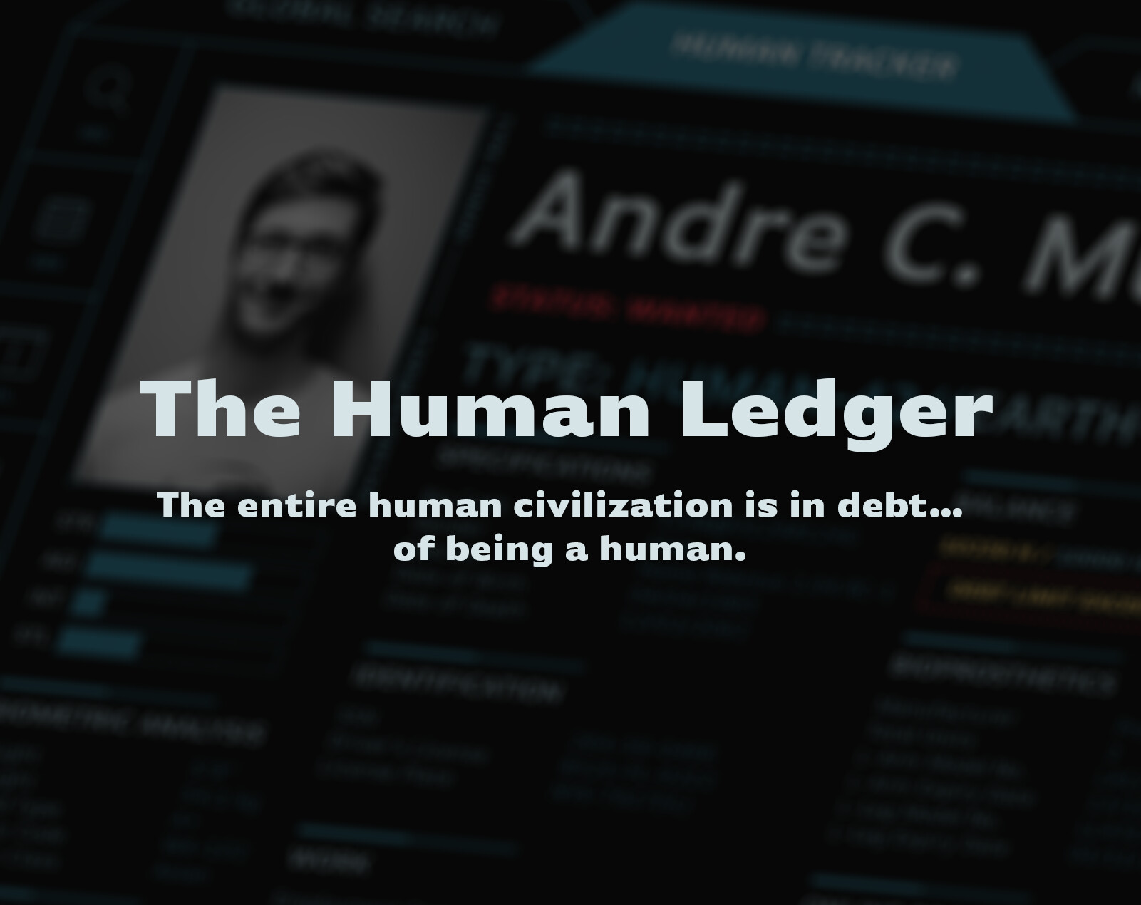 ArtStation - FUI Design - The Human Ledger