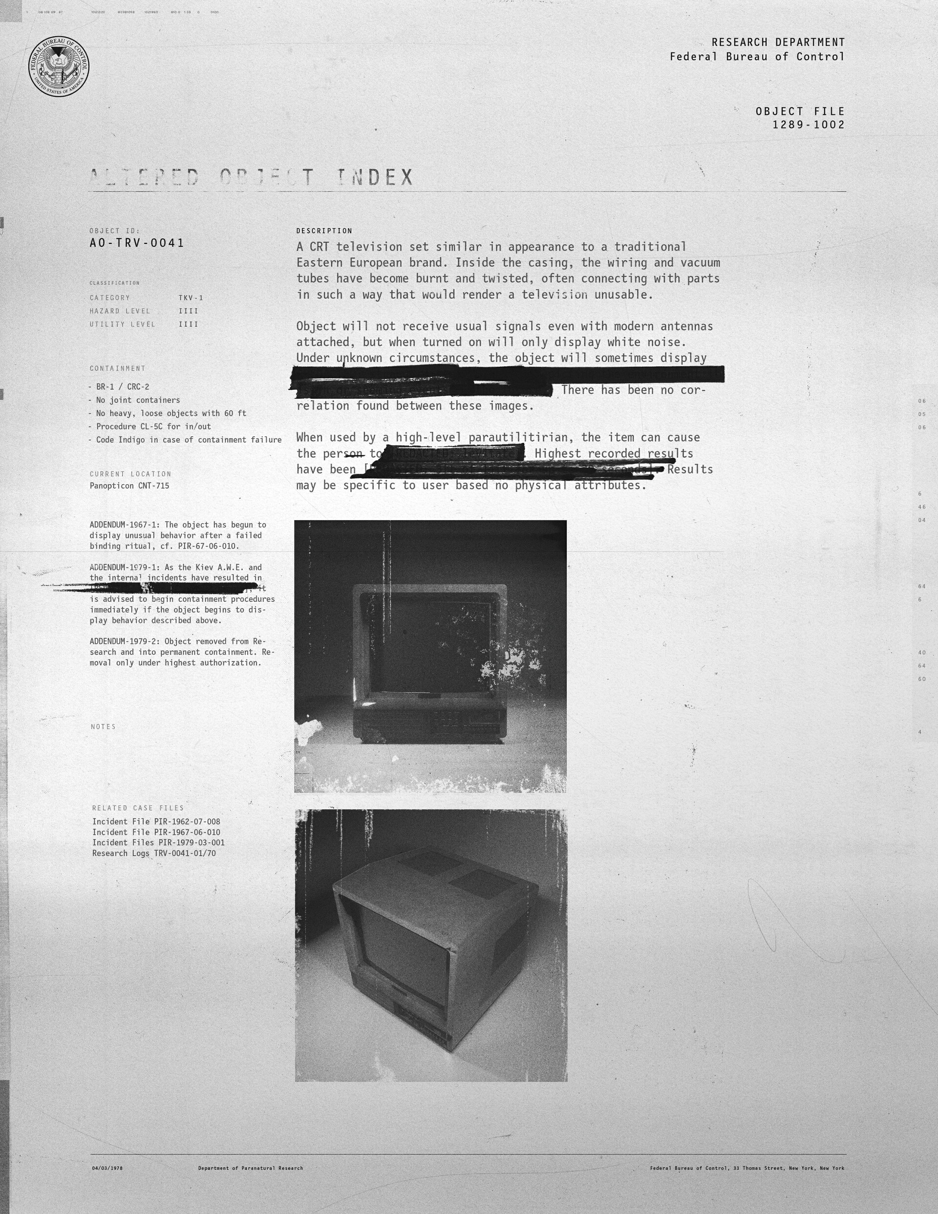 [SPOILER] The TVs : r/controlgame