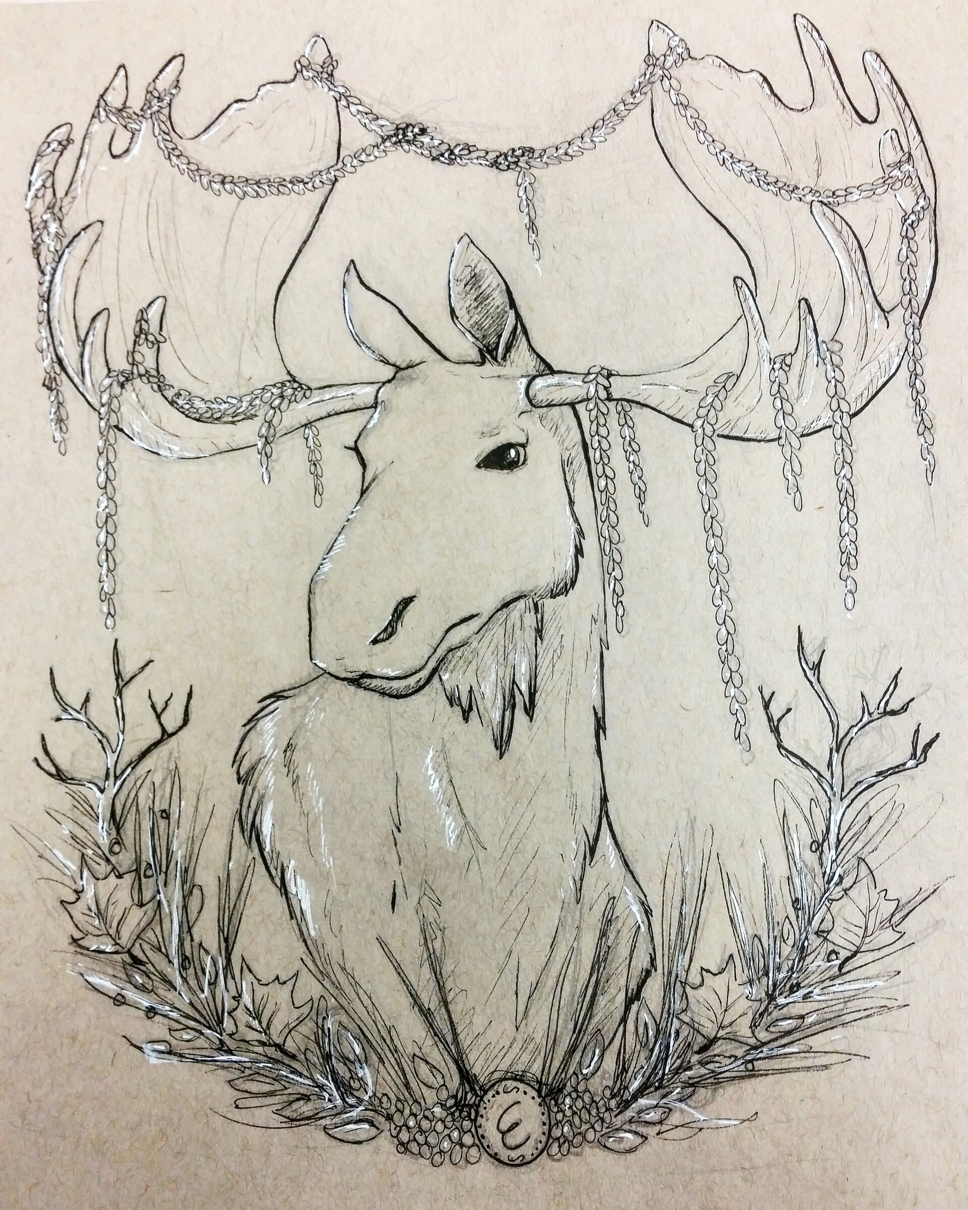 ArtStation - Moose Portrait