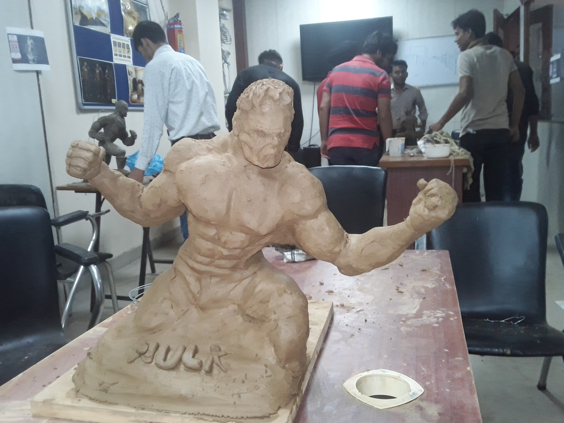 ArtStation - Clay model # hulk
