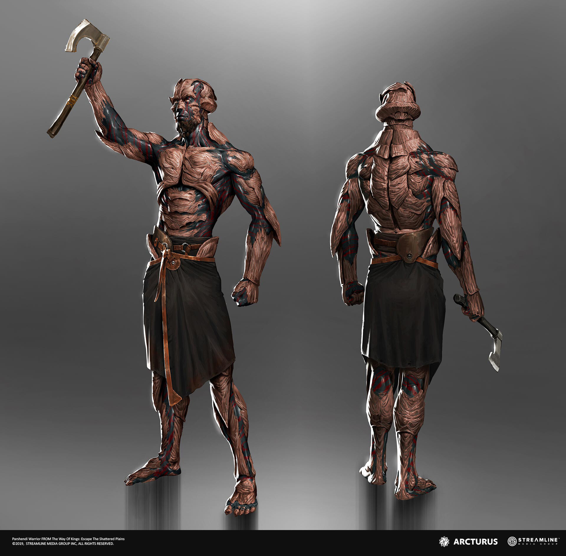 Streamline Studios - Concept Works: Parshendi Warrior