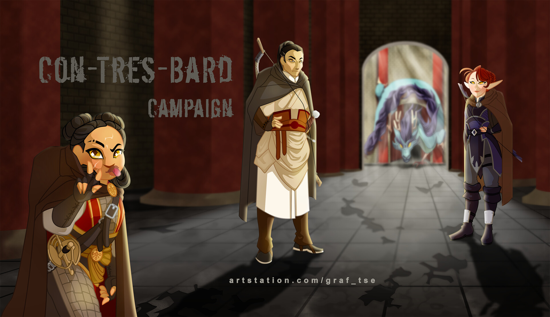 ArtStation - Con-Tres-Bard Campaign