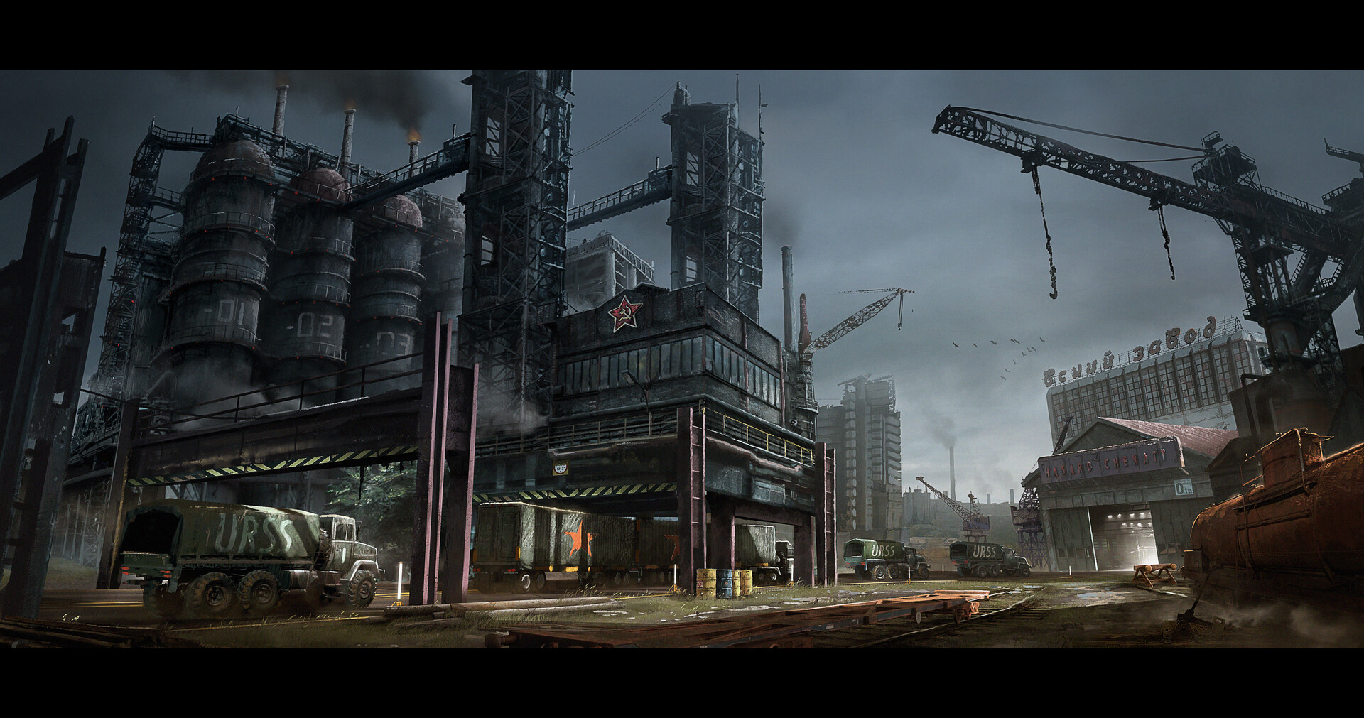 ArtStation - Russian Foundry - Scene 1 - Convoy Arrival