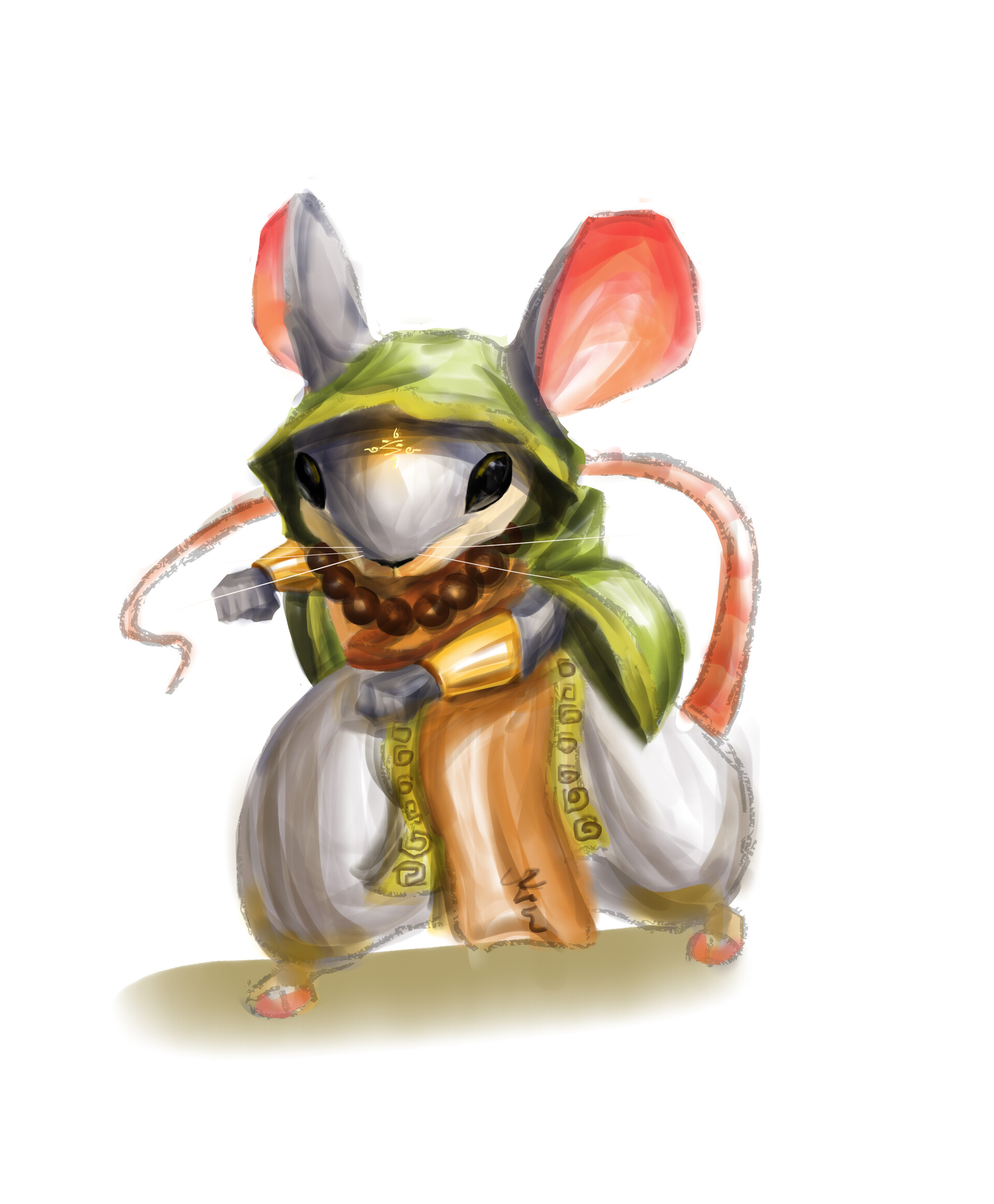 ArtStation - Monk Mouse #sketch