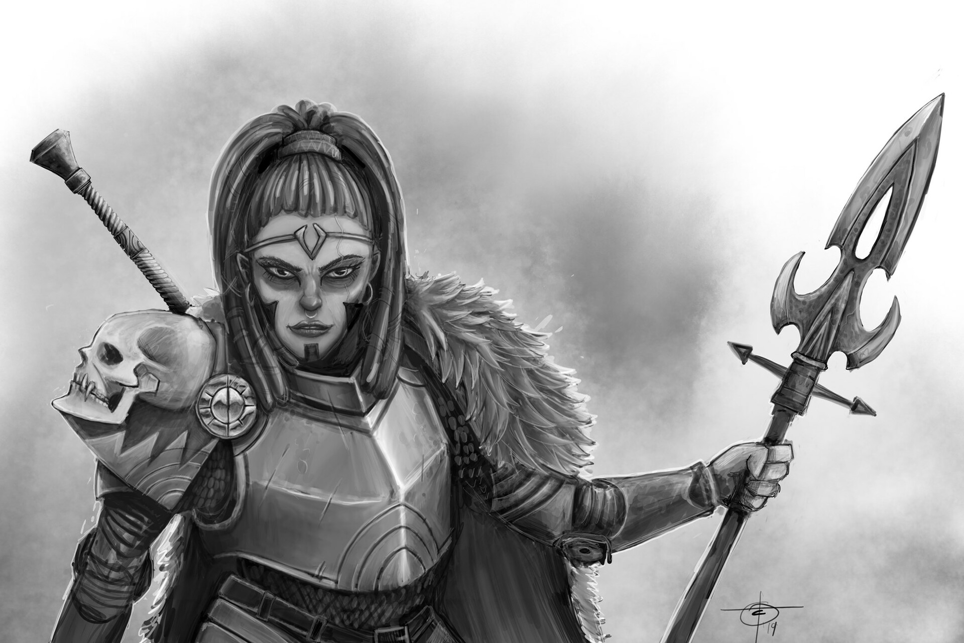 ArtStation - Warrior Queen