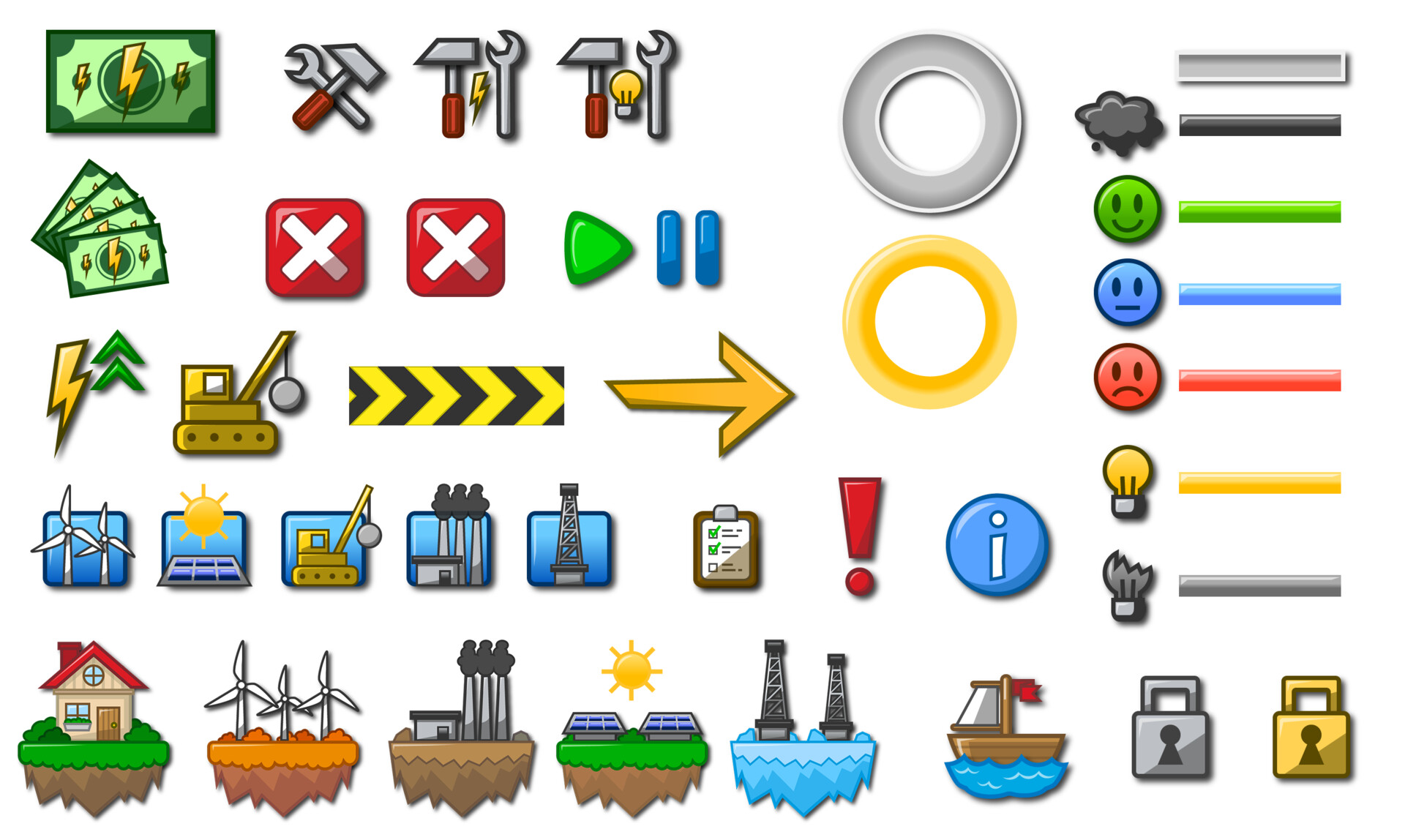 ArtStation - Alternative Energy: Game UI