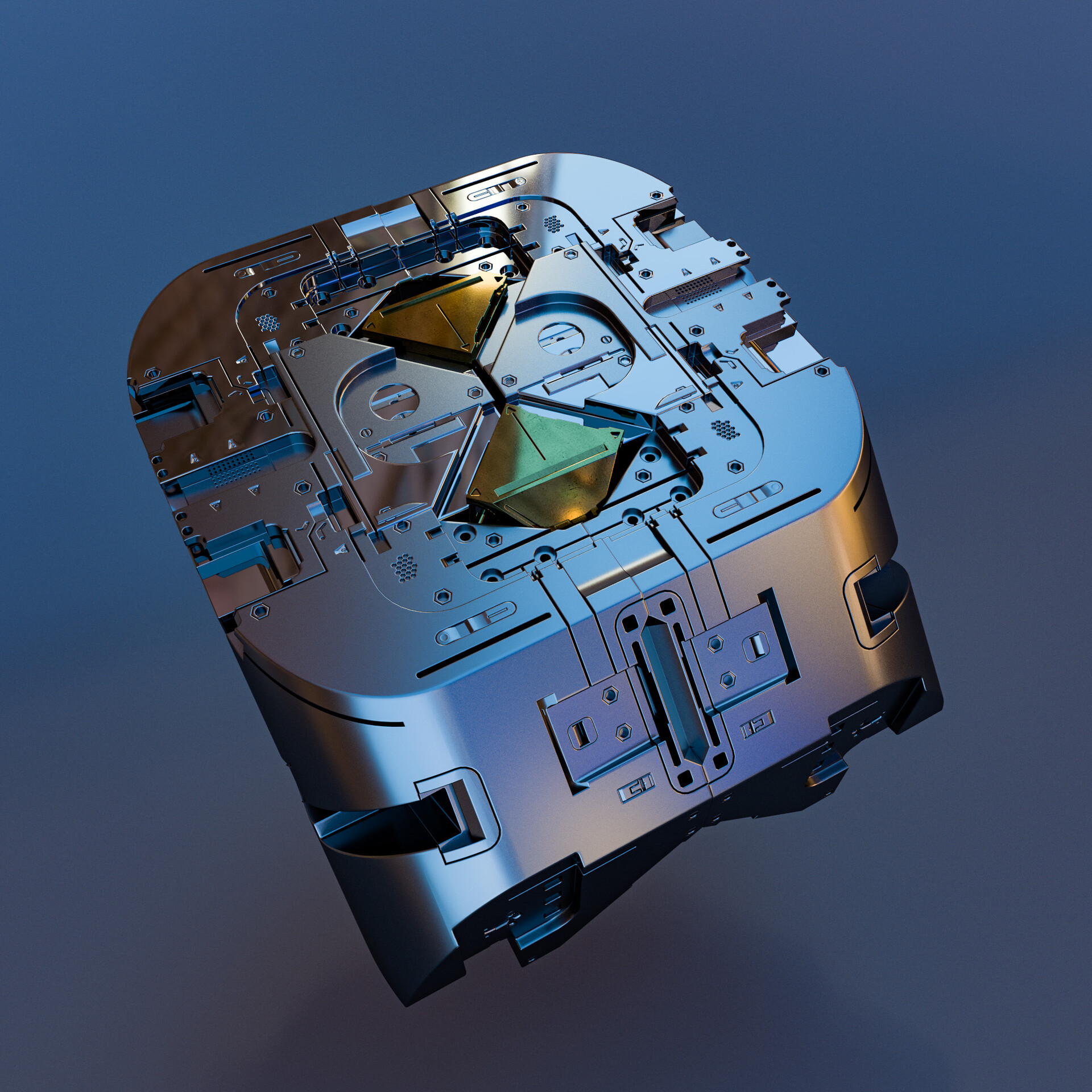 ArtStation - machine part design with speedCut