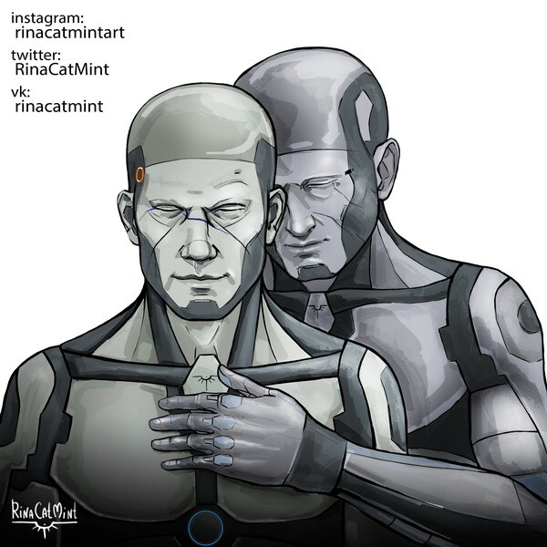 Rina Yushkevich - Fanart / Detroit become human / androids