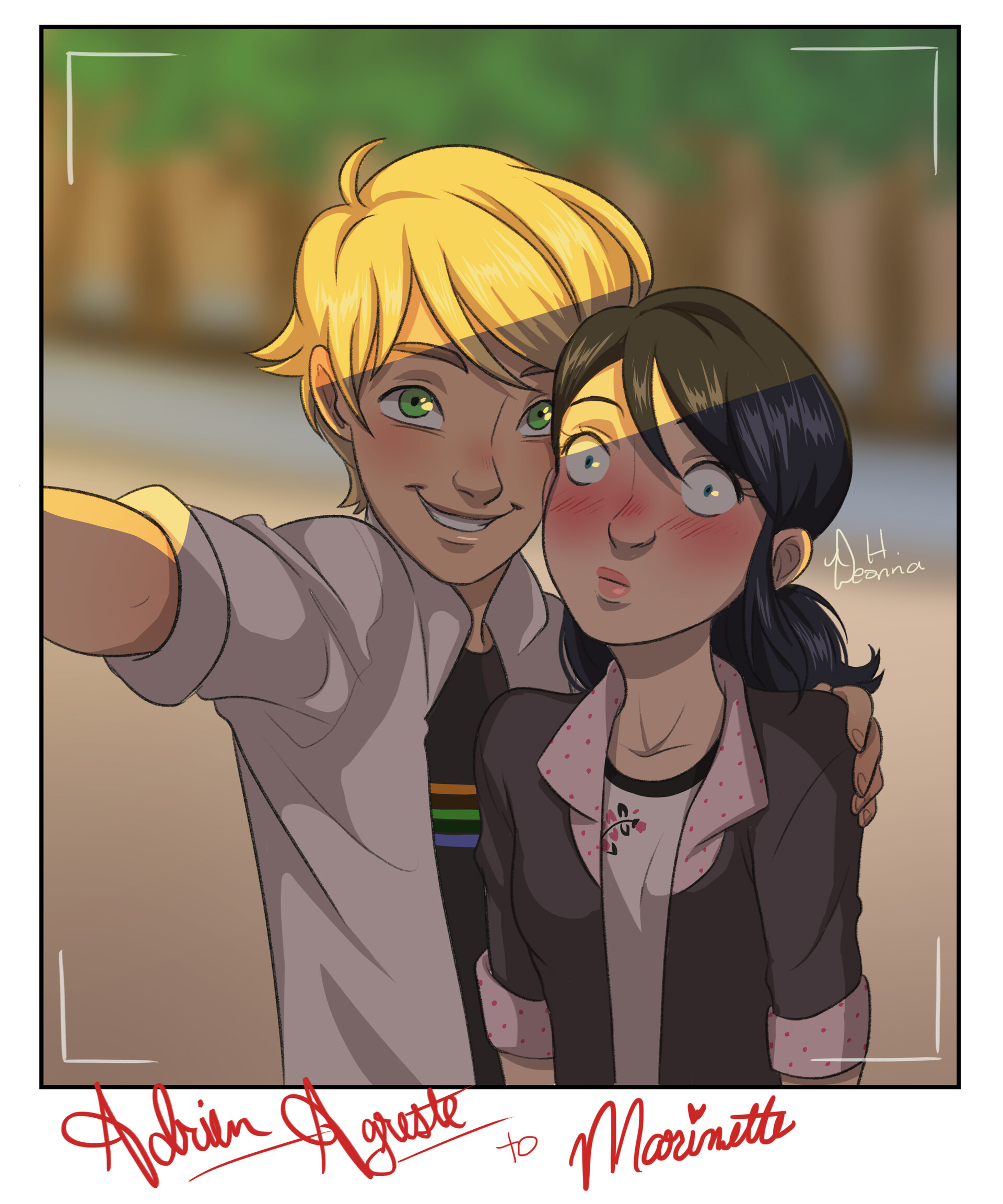 ArtStation - Adrien and Marinette