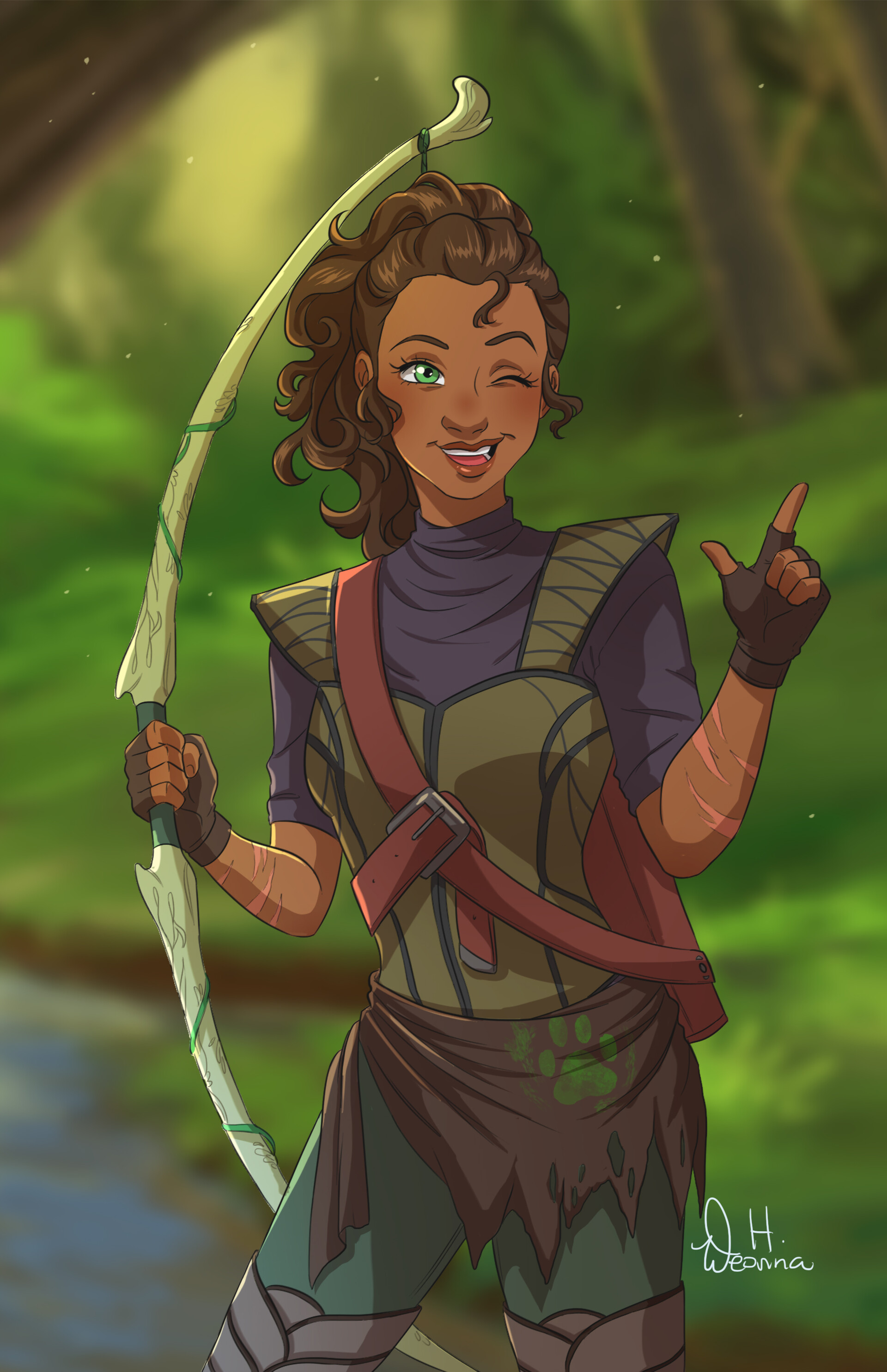 how to draw human ranger