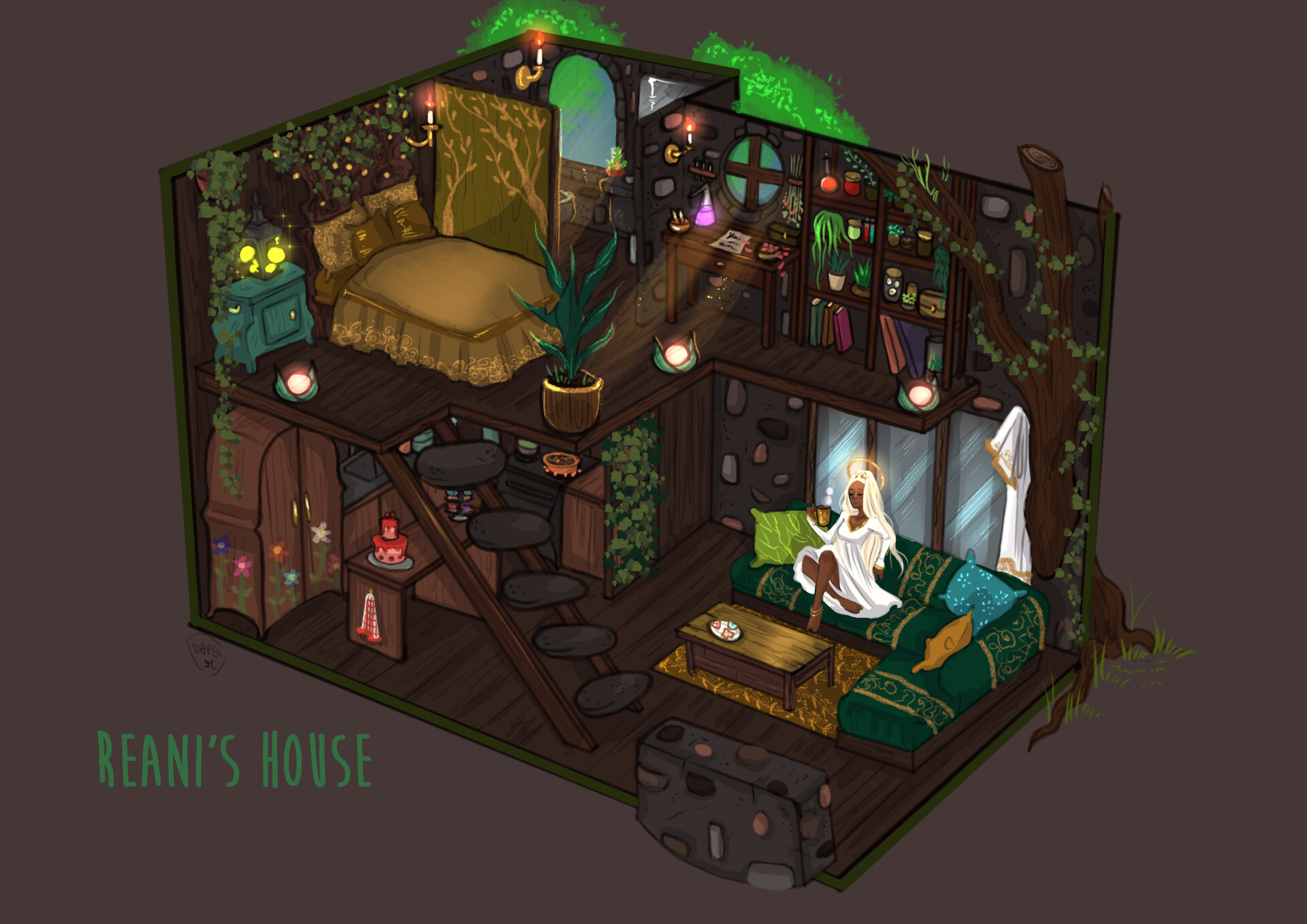 ArtStation - Druid House