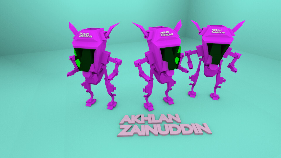 ArtStation - Generic Mecha (Pink/Magenta)