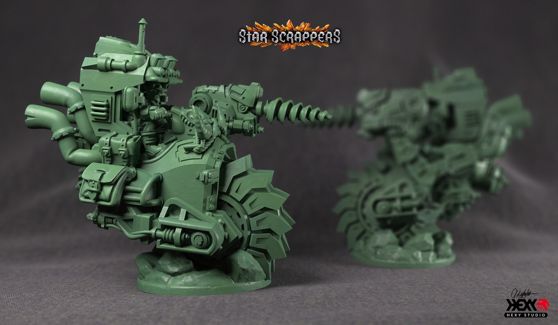 ArtStation - Heavy digger model from Star Scrappers universe